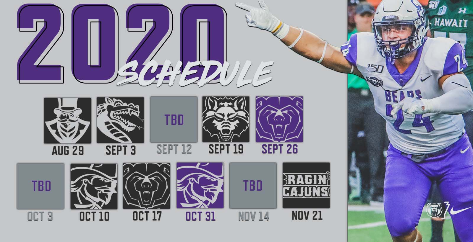 BEARS BUILDING FORMIDABLE SCHEDULE - University of Central Arkansas ...