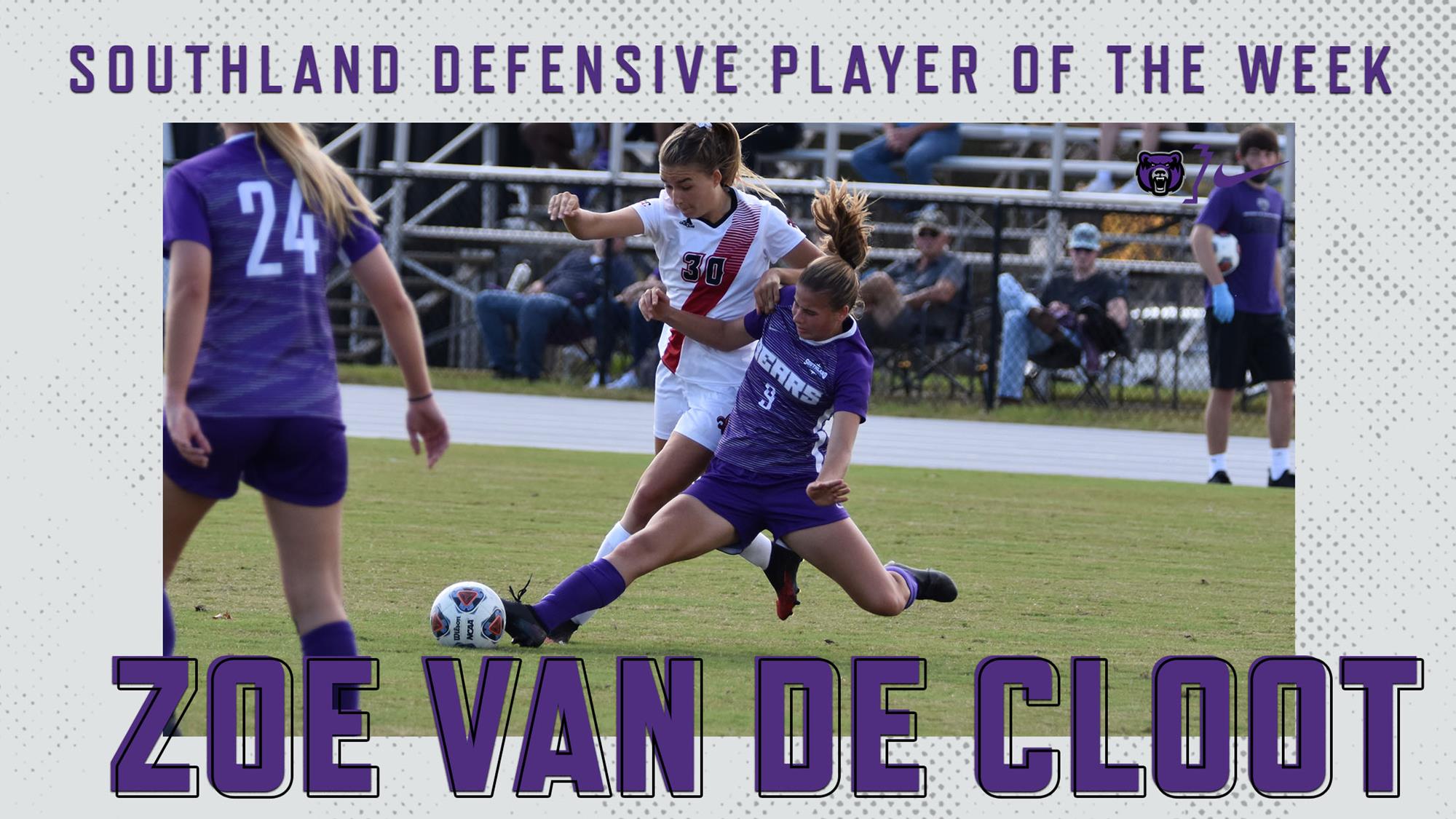 VAN DE CLOOT NAMED SOUTHLAND DEFENSIVE PLAYER OF THE WEEK - University ...