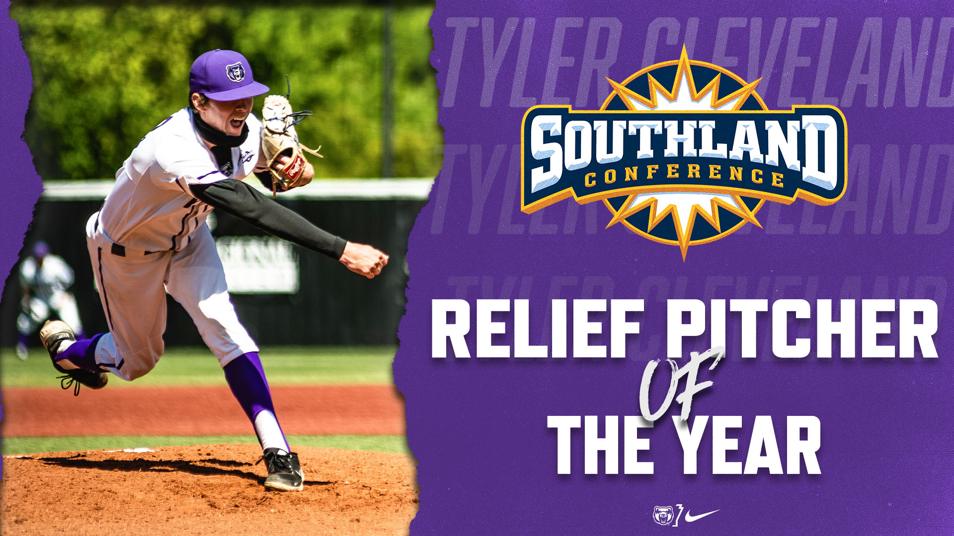CLEVELAND NAMED TOP RELIEVER IN SOUTHLAND - University of Central ...