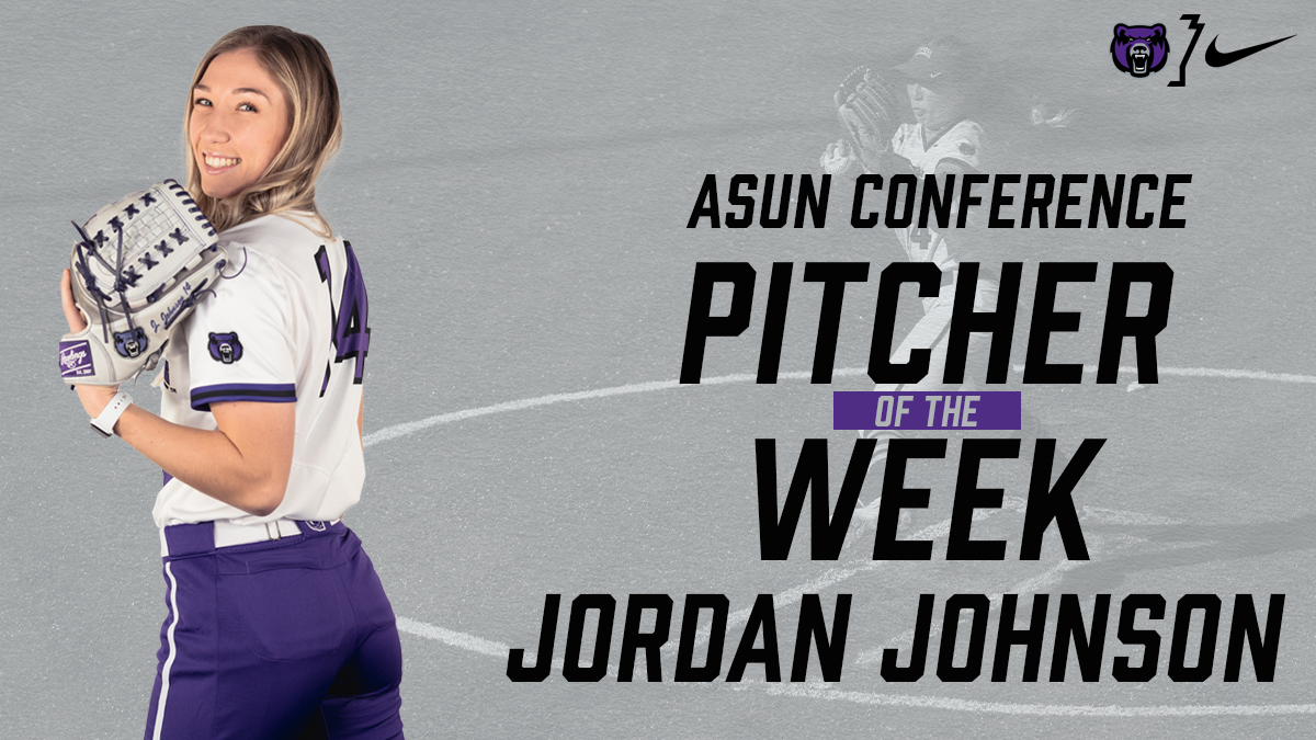 Jordan Johnson Wins Third ASUN Pitcher of the Week Award - University ...