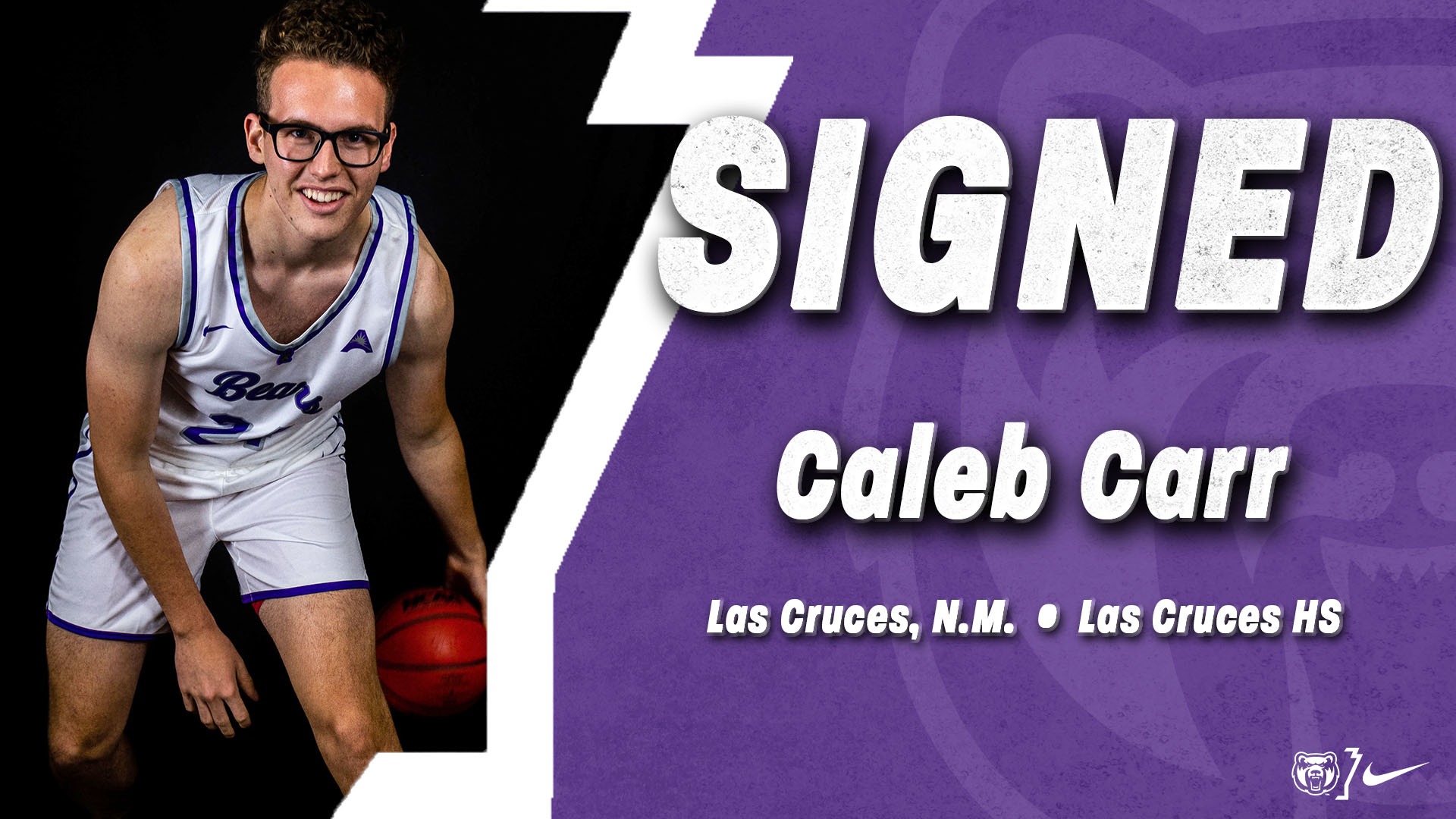 BEARS SIGN NEW MEXICO'S CARR - University of Central Arkansas Athletics