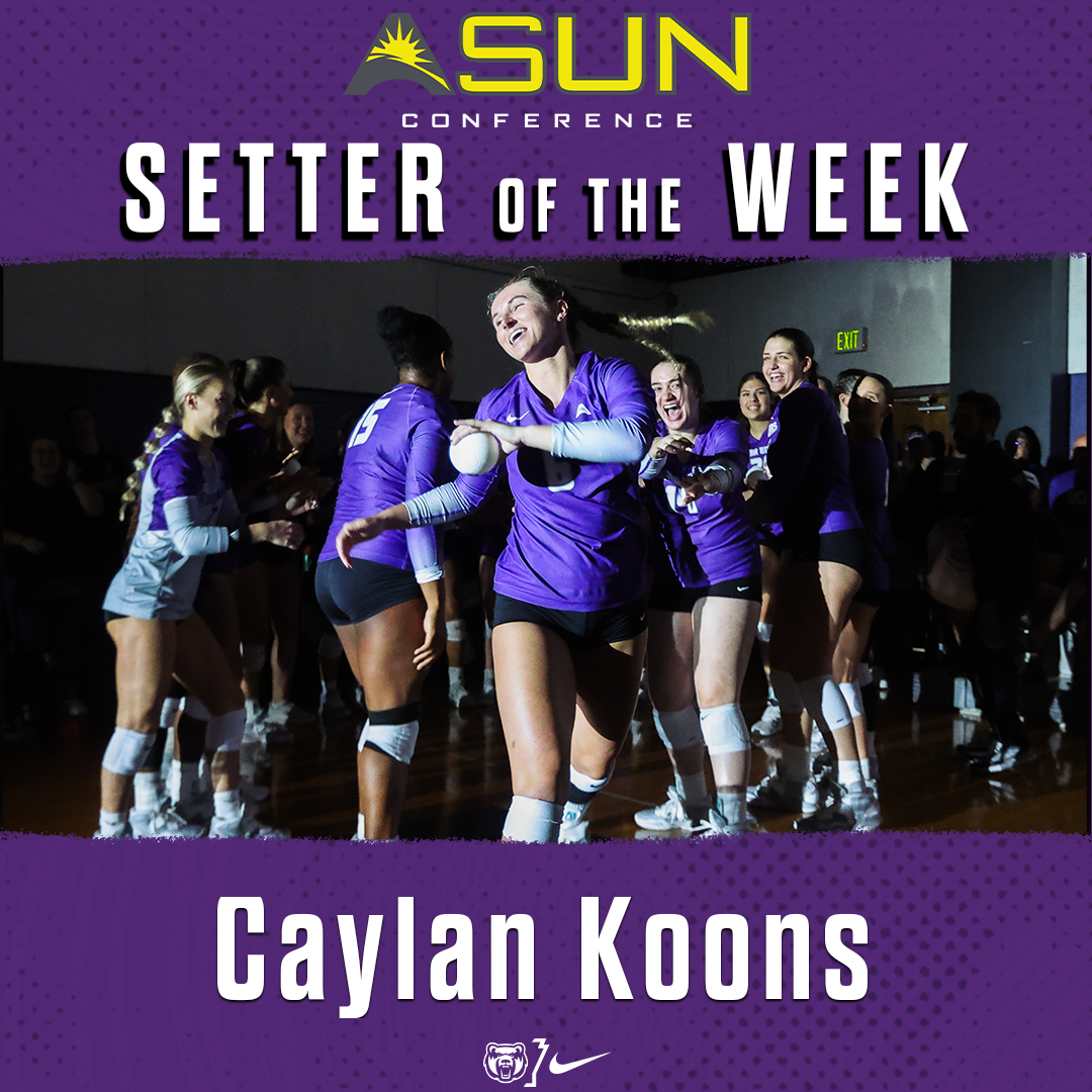 Caylan Koons named ASUN Setter of the Week - University of Central Arkansas Athletics