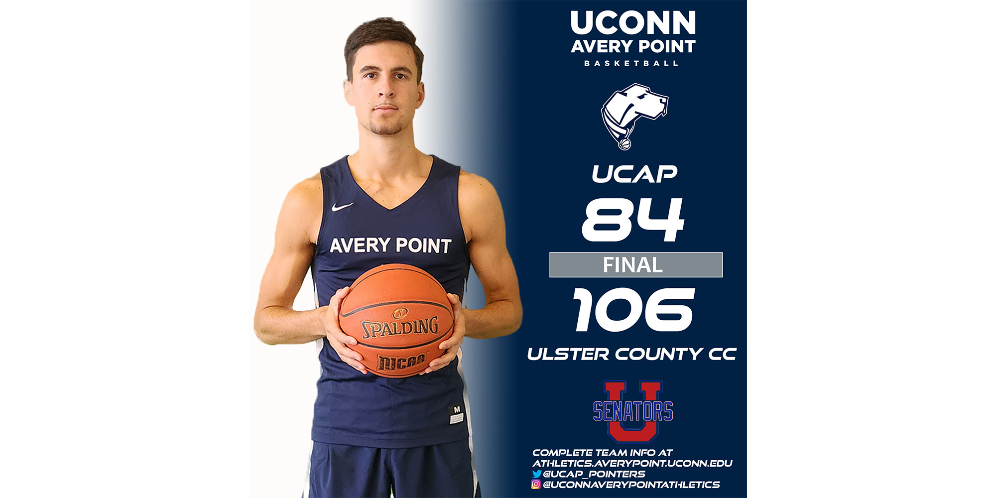 Pointer's Bested by Ulster County CC in Season Opener - UCONN Avery Point