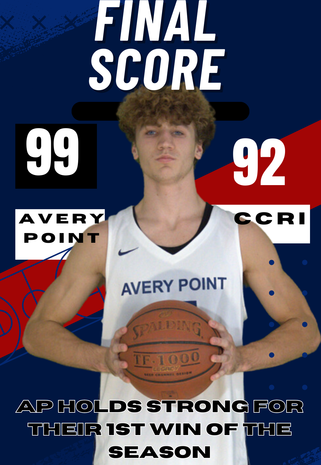 Men's Basketball runs away for 1st win of the season - UCONN Avery Point