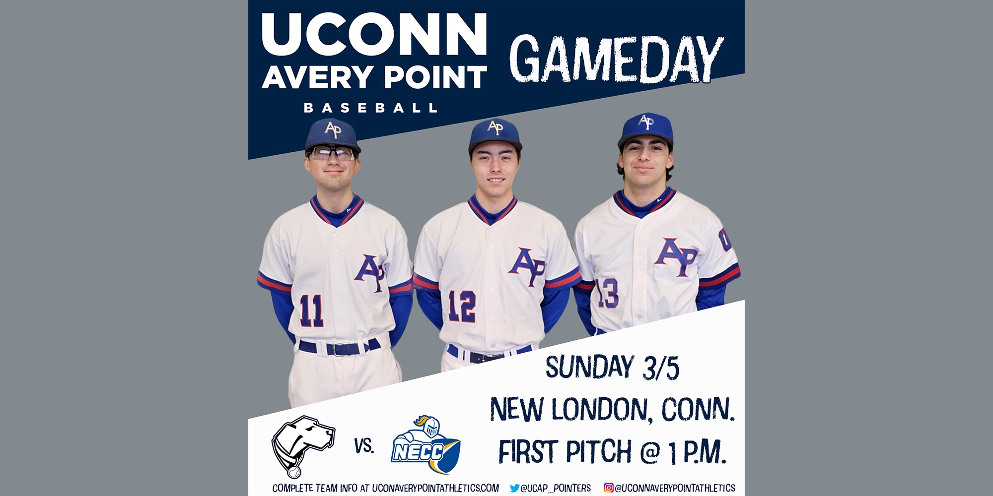 UCAP Baseball Hosts Northern Essex CC at Mitchell College on Sunday 3/5 ...