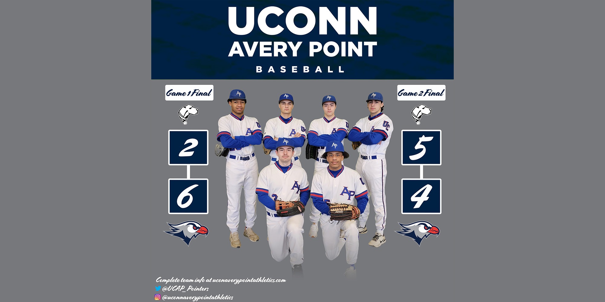 Pointer Baseball Splits the Doubleheader with Lackawanna College. - UCONN Avery Point