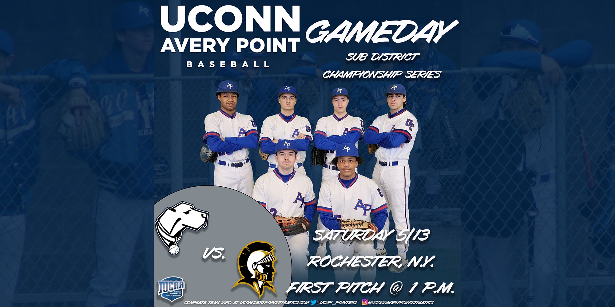 Pointer Baseball Takes on Monroe CC in Game 2 of the Sub District Championship Series. - UCONN ...