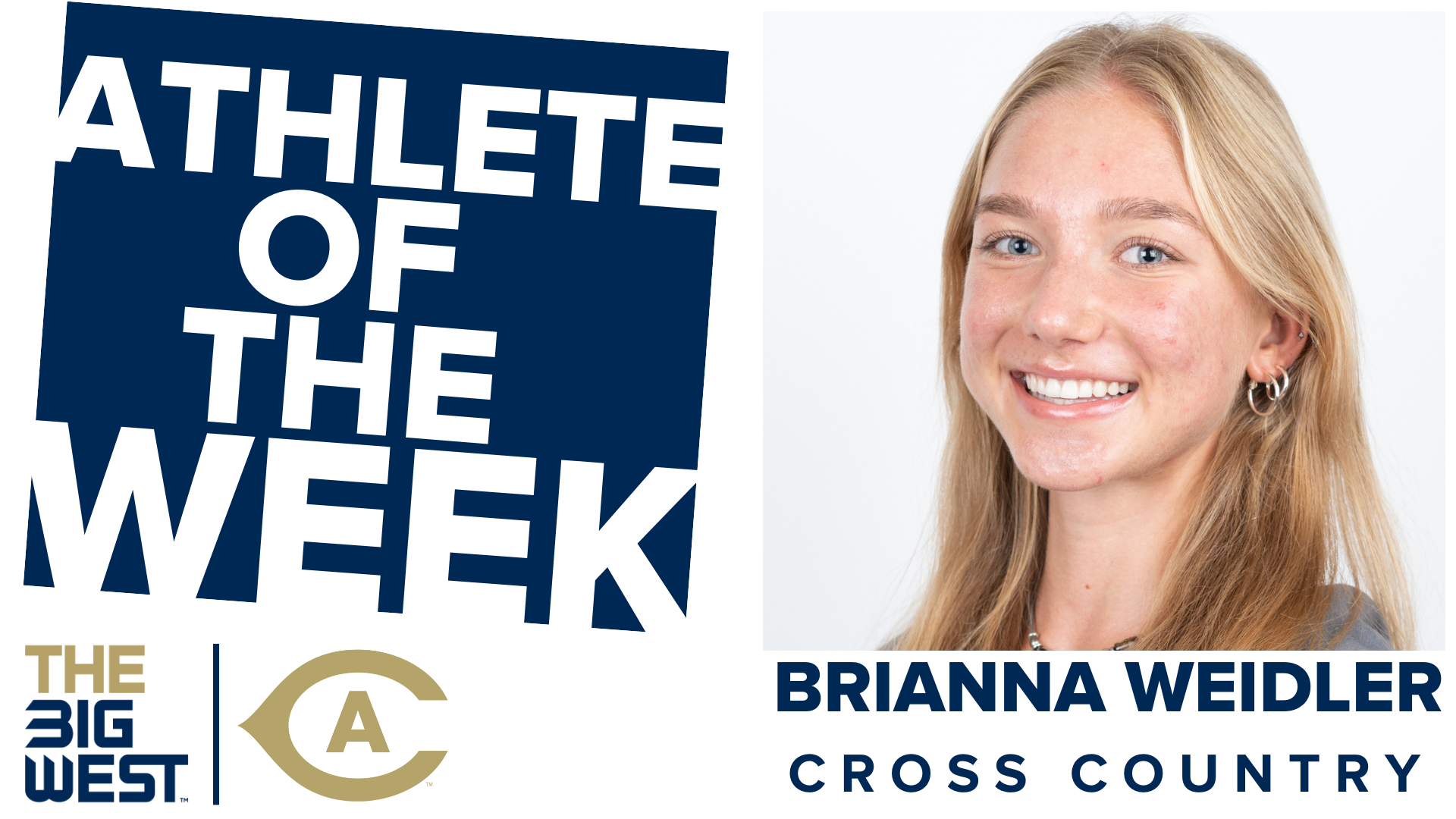 Brianna Weidler Named Big West Conference Athlete of the Week - UC ...
