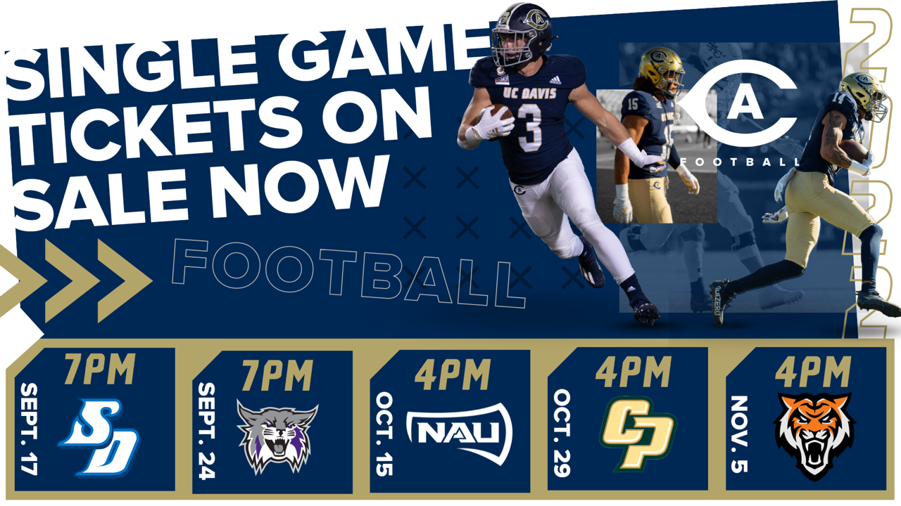 Football Single-Game Tickets are Now Available - UC Davis Athletics