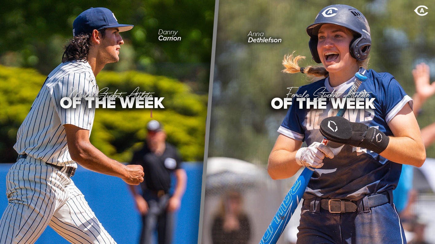 Carrion, Dethlefson Named UC Davis Student-Athletes of the Week - UC ...