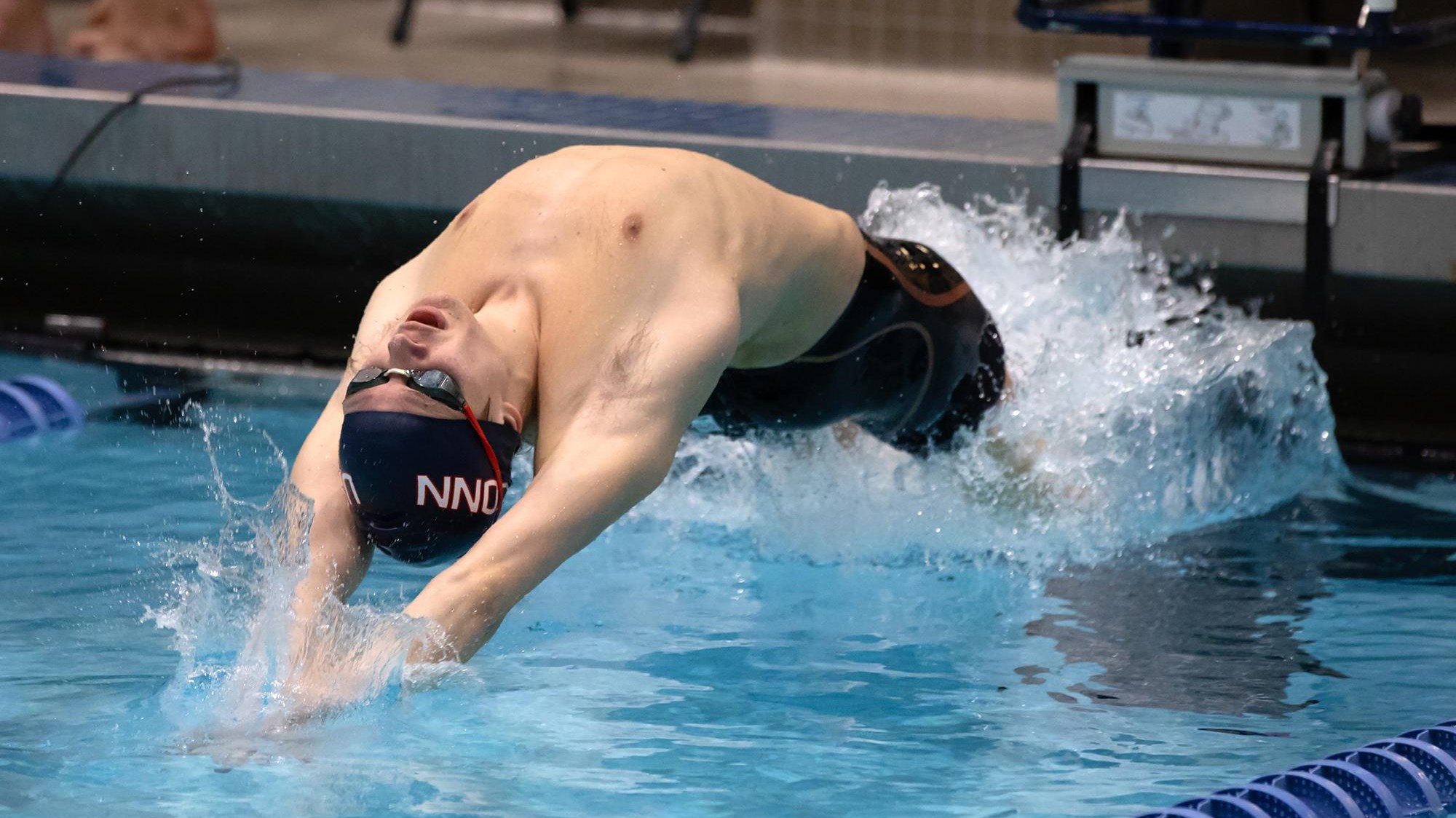Corres Finishes Second in 1M Dive - University of Connecticut Athletics