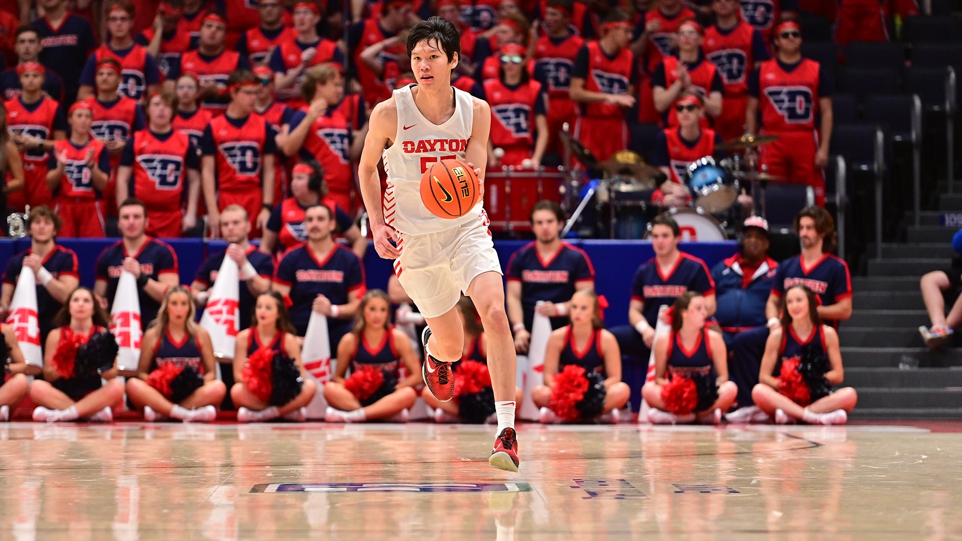 Mike Sharavjamts - Men's Basketball - University of Dayton Athletics