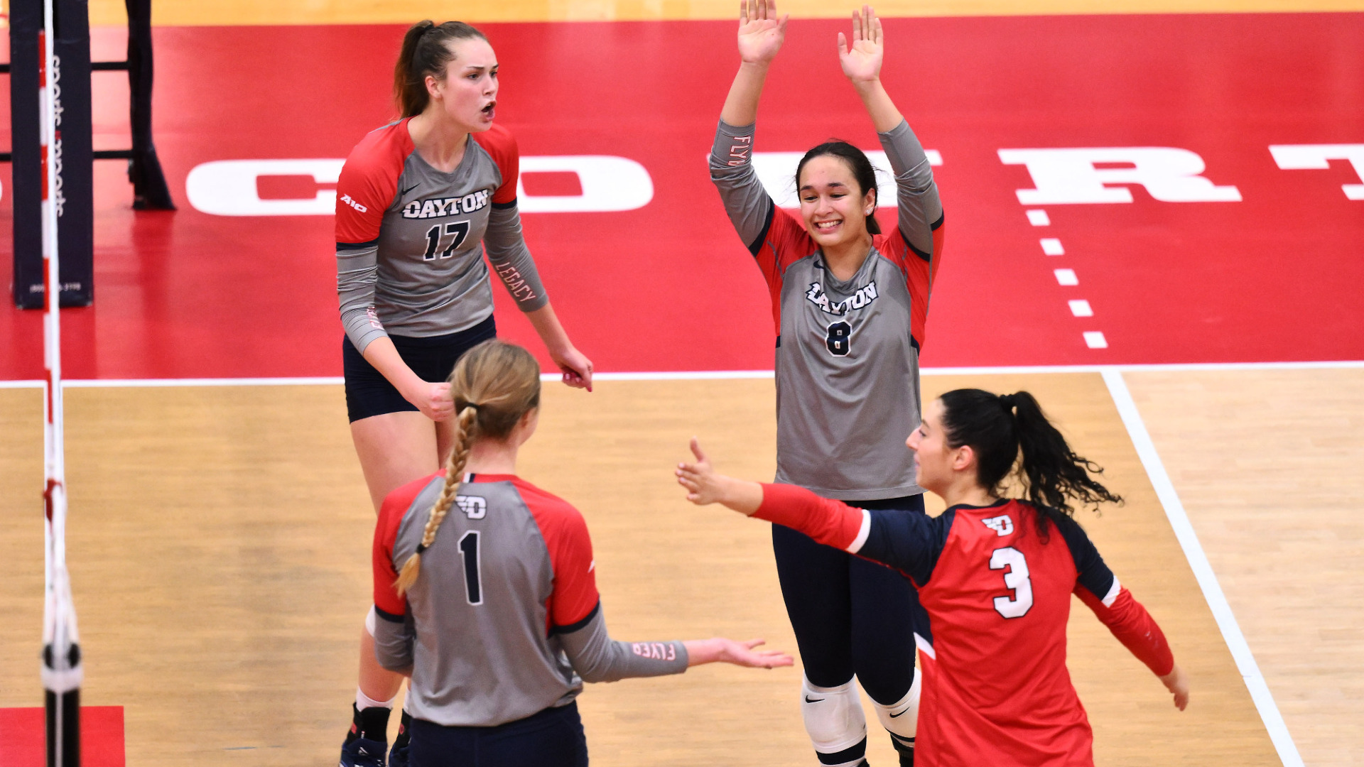 No. 18 #UDVB Sweeps Weekend At Rhody - University of Dayton Athletics