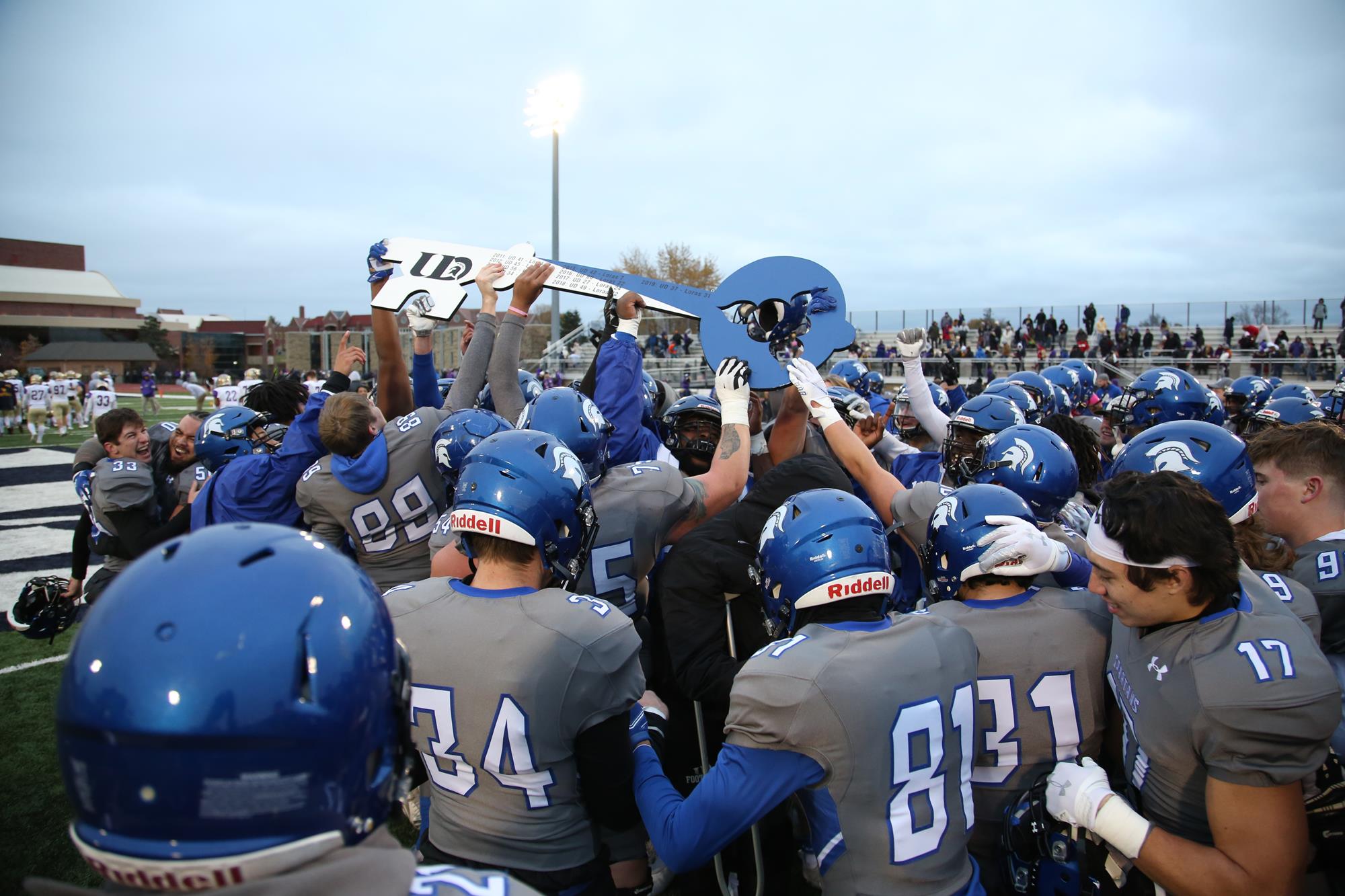 Football Rallies for 17-14 Victory to Claim 10th Consecutive Key City ...