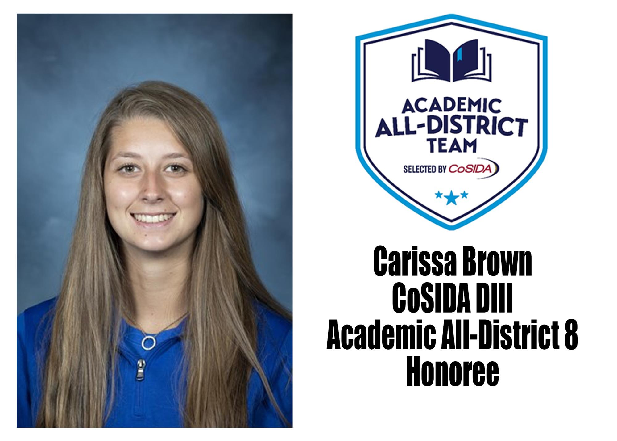 UD's Brown Namd CoSIDA Academic All-District - University of Dubuque