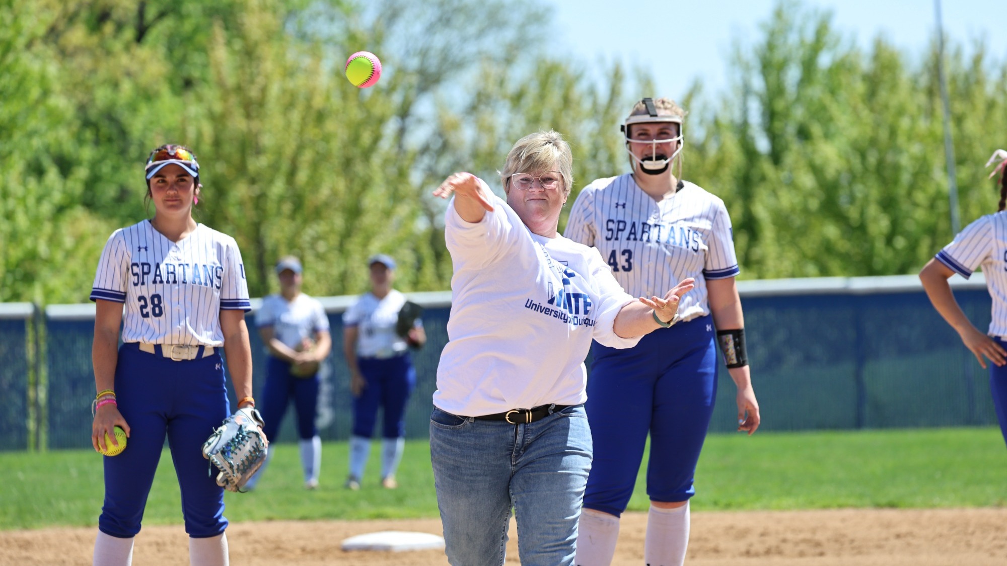 Softball Splits with Loras on Senior Day - University of Dubuque