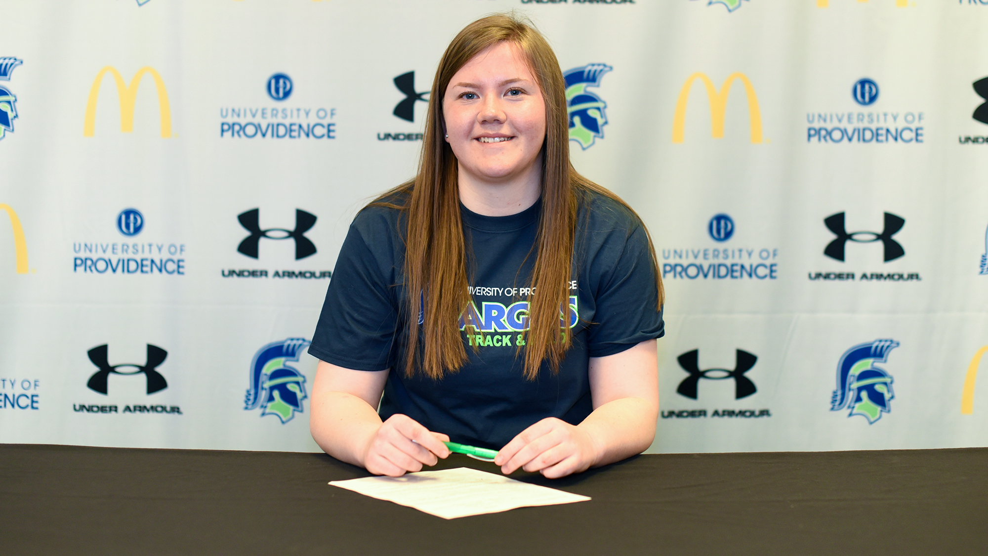 UP Track & Field Signs Kaylee Beer, Montana HS Discus Champ ...