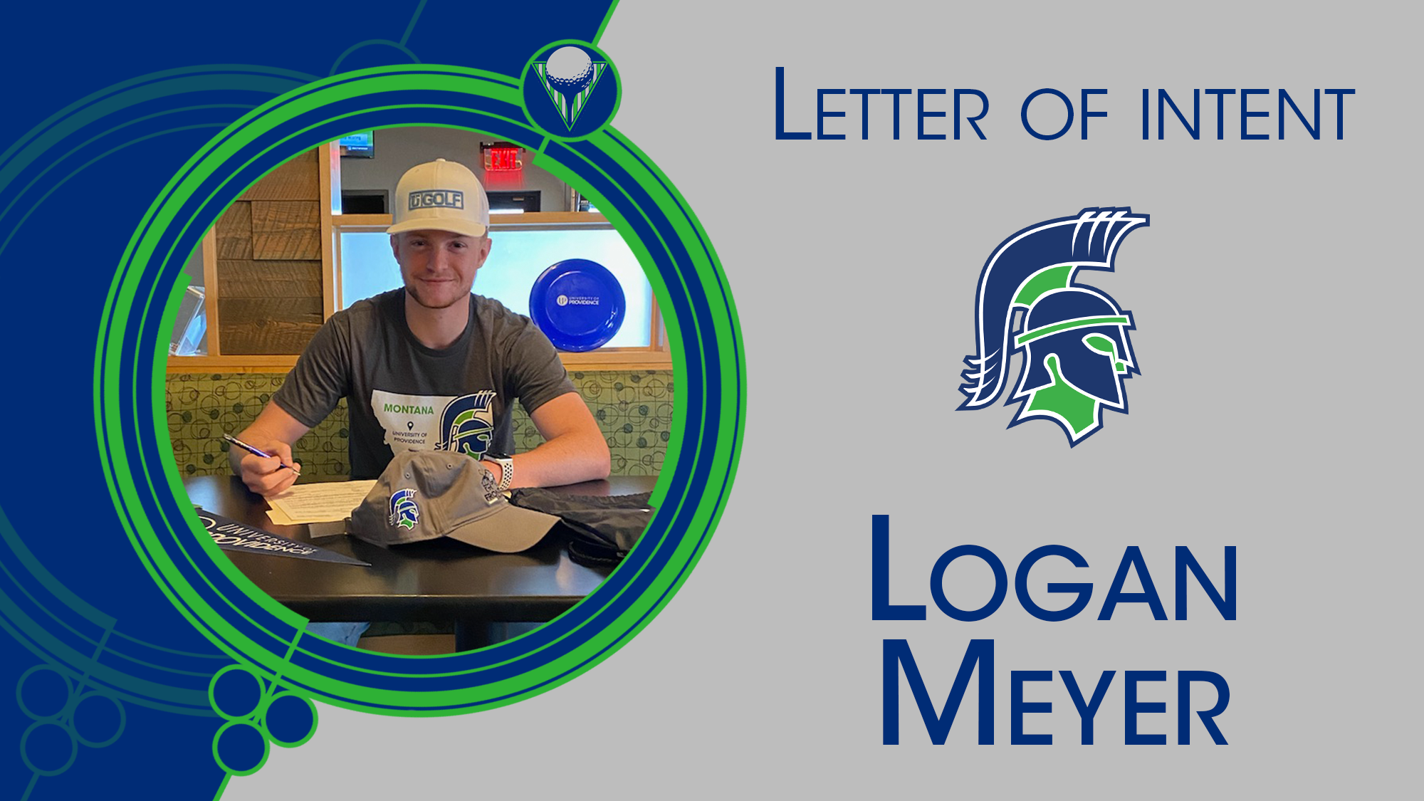Logan Meyer Commits to UP - University of Providence Athletics