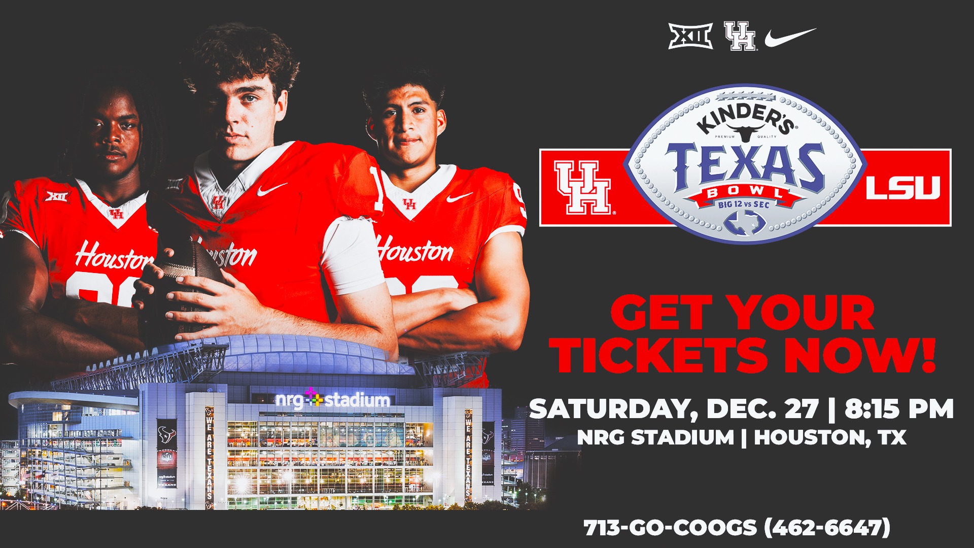 Texas Bowl - NRG Stadium - Houston, TX | University of Houston