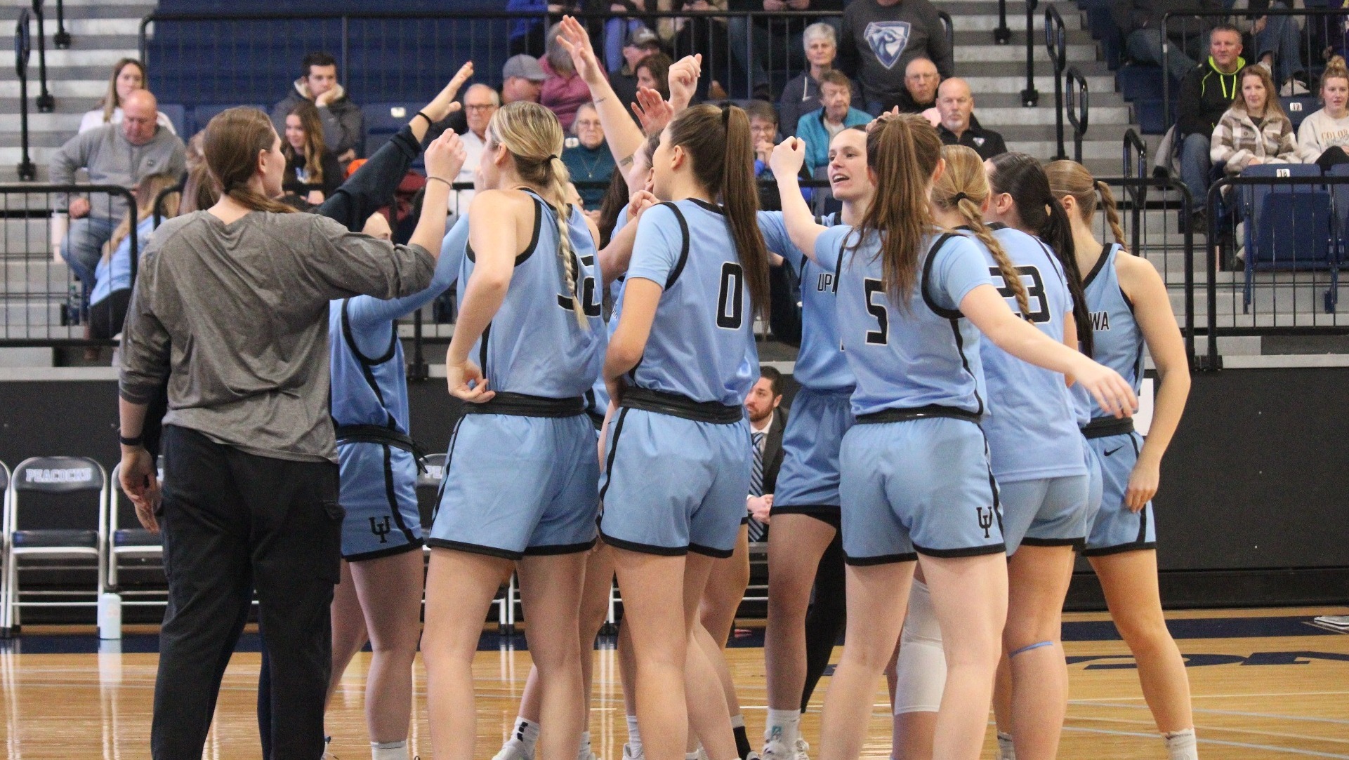 Flyers Defensive Efforts Outlast the Peacocks - Upper Iowa University ...