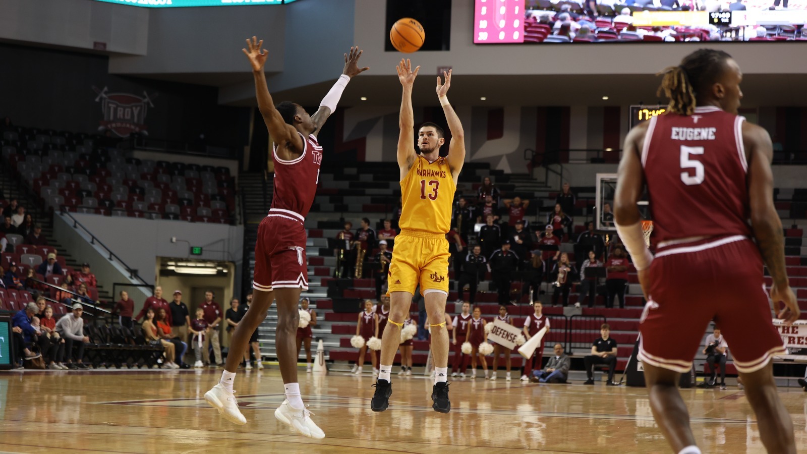 Troy Catches Fire, Warhawks Struggle as Trojans Down ULM, 77-54 ...