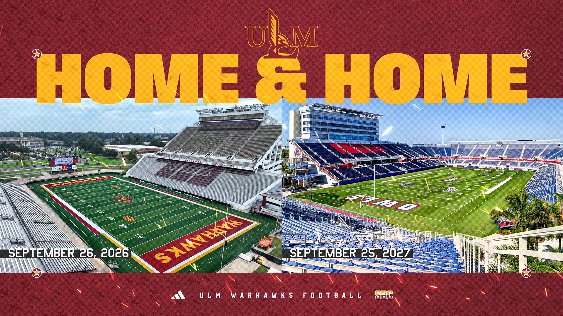 ULM Announces Game Themes for 2025 Football Season - University of ...