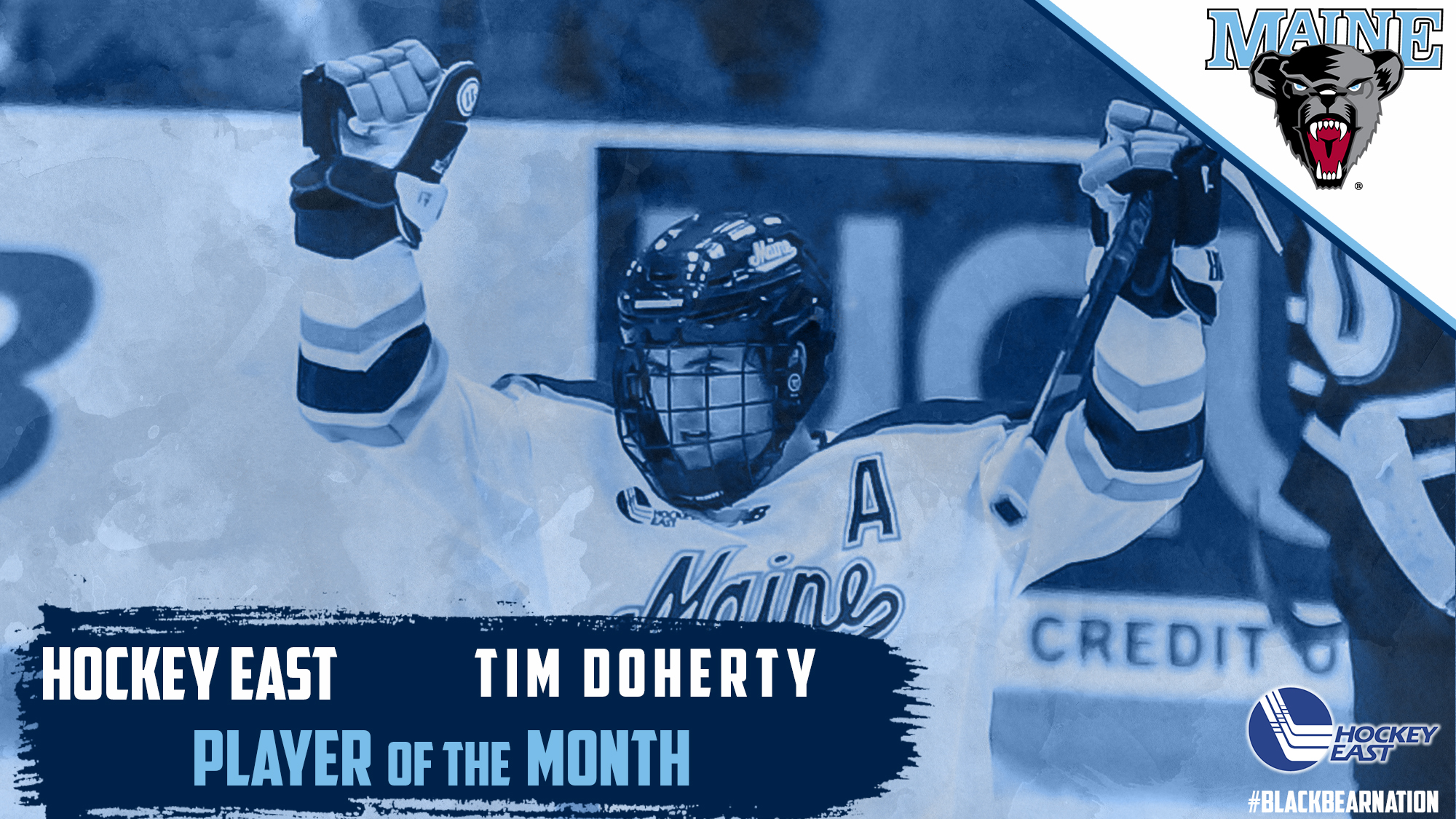 Tim Doherty Named Hockey East Player of the Month - University of Maine ...