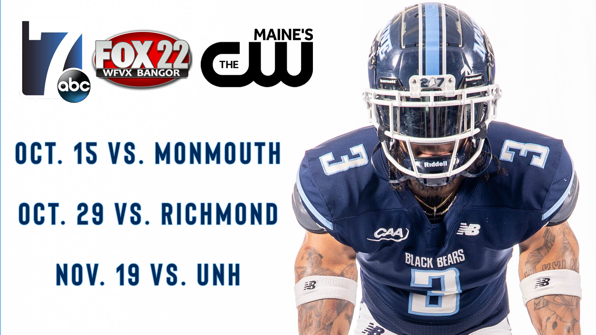 Maine Athletics partners with ABC 7/FOX 22, CW-WPXT Portland for three ...