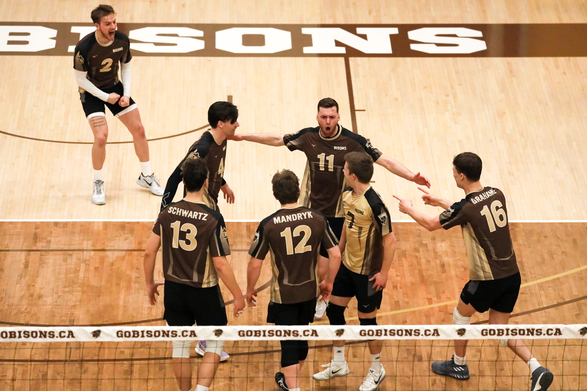 Bisons take five set thriller over Huskies on Seniors’ Night ...