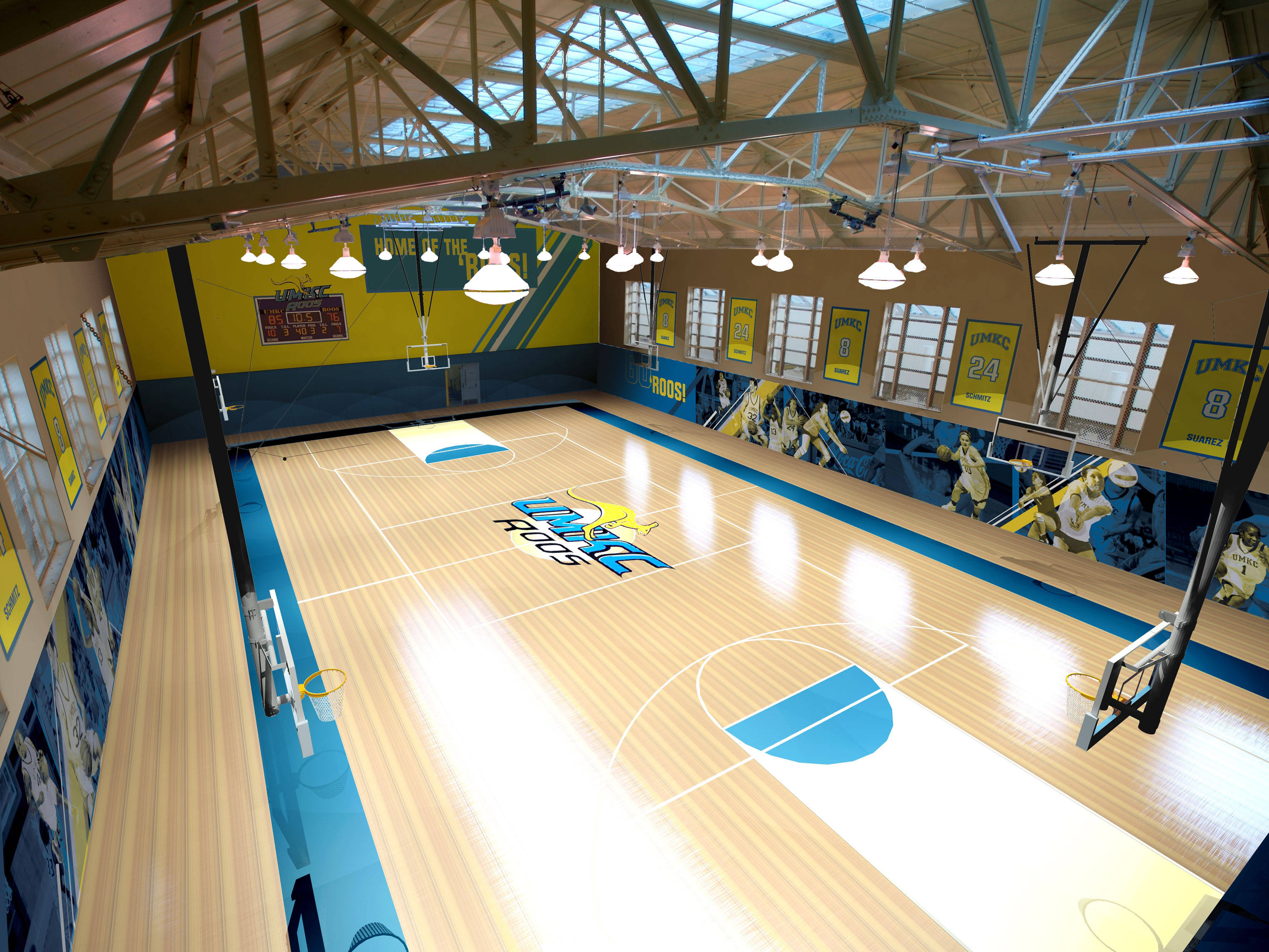 UMKC Athletics & Student Affairs Unveil Old Swinney Gymnasium ...