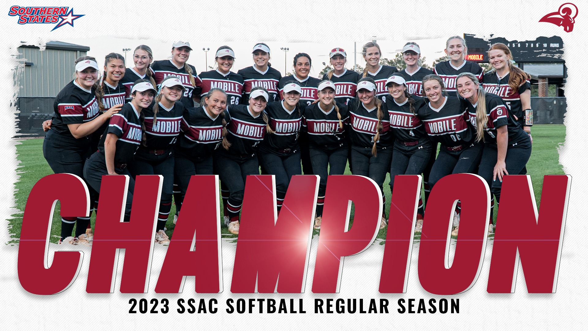 UM Softball Wins 2023 SSAC Regular Season Title - University of Mobile