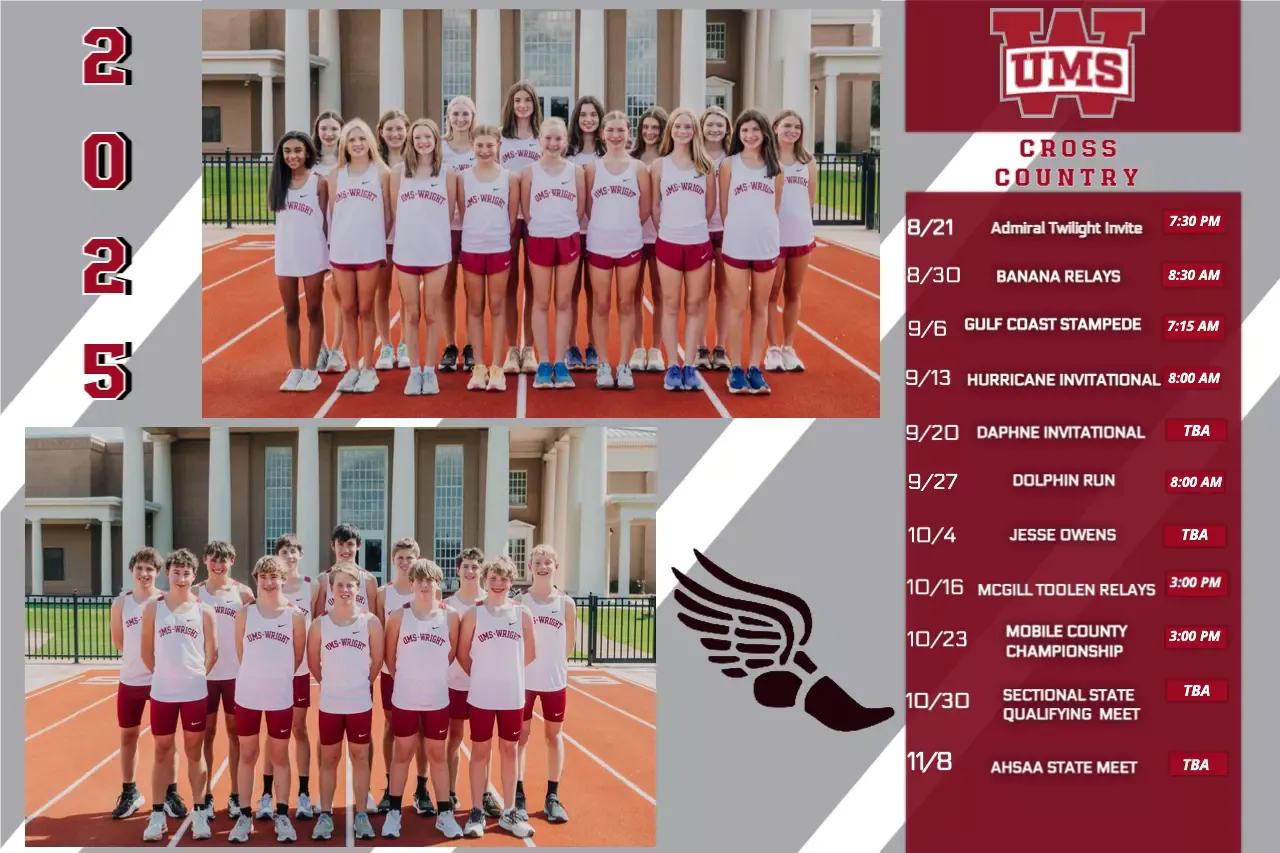 XC: Boys and Girls Grab Top 10 Finishes in Loaded Dolphin Run Field - UMS-Wright Preparatory School