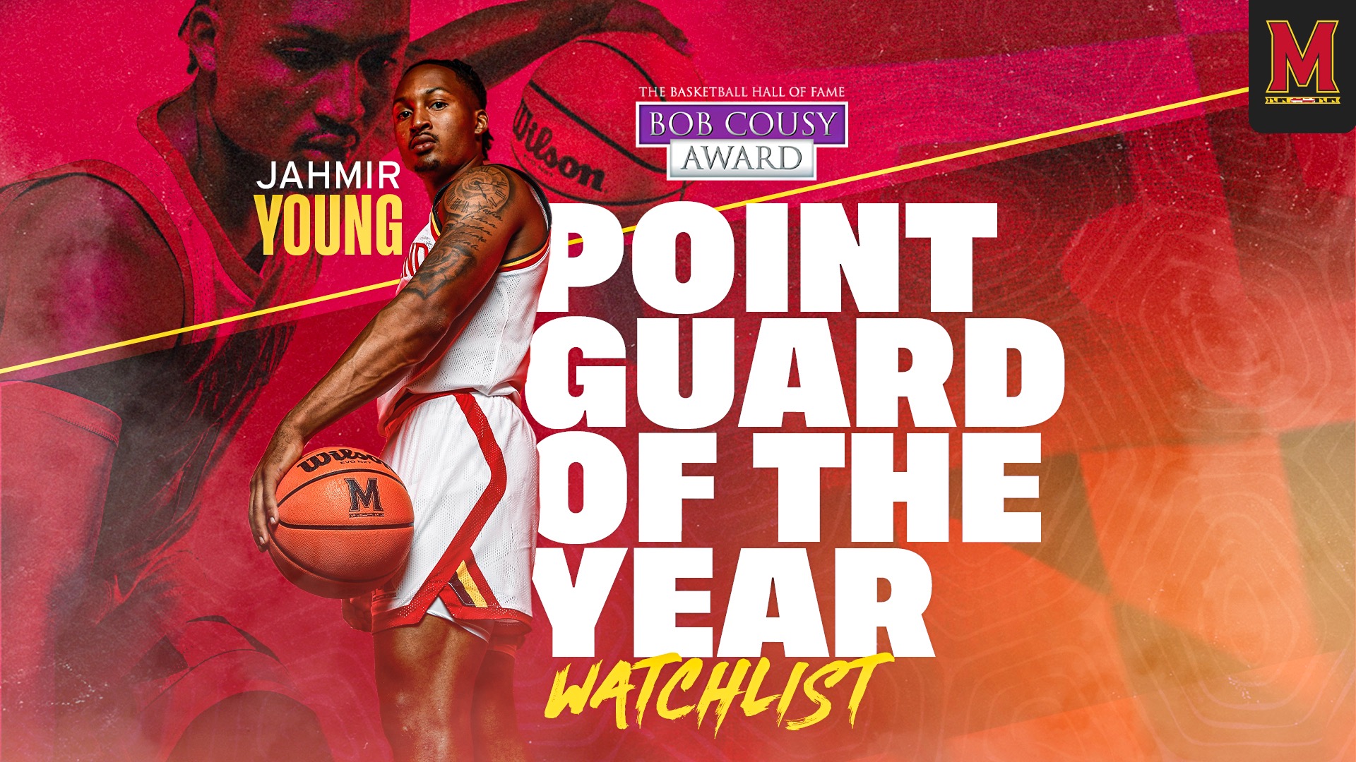 Jahmir Young Named to Bob Cousy Award Watch List - University of Maryland Athletics