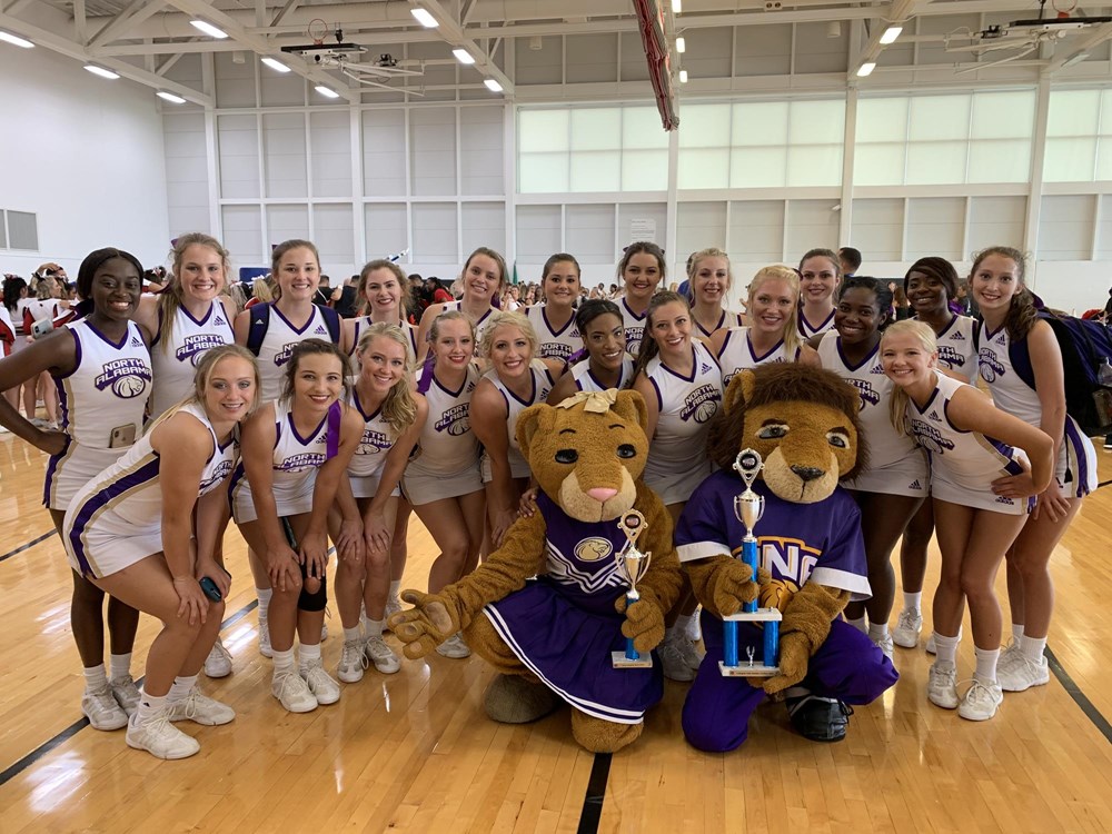 UNA CHEERLEADERS TAKE HONORS AT NCA CAMP - University of North Alabama ...