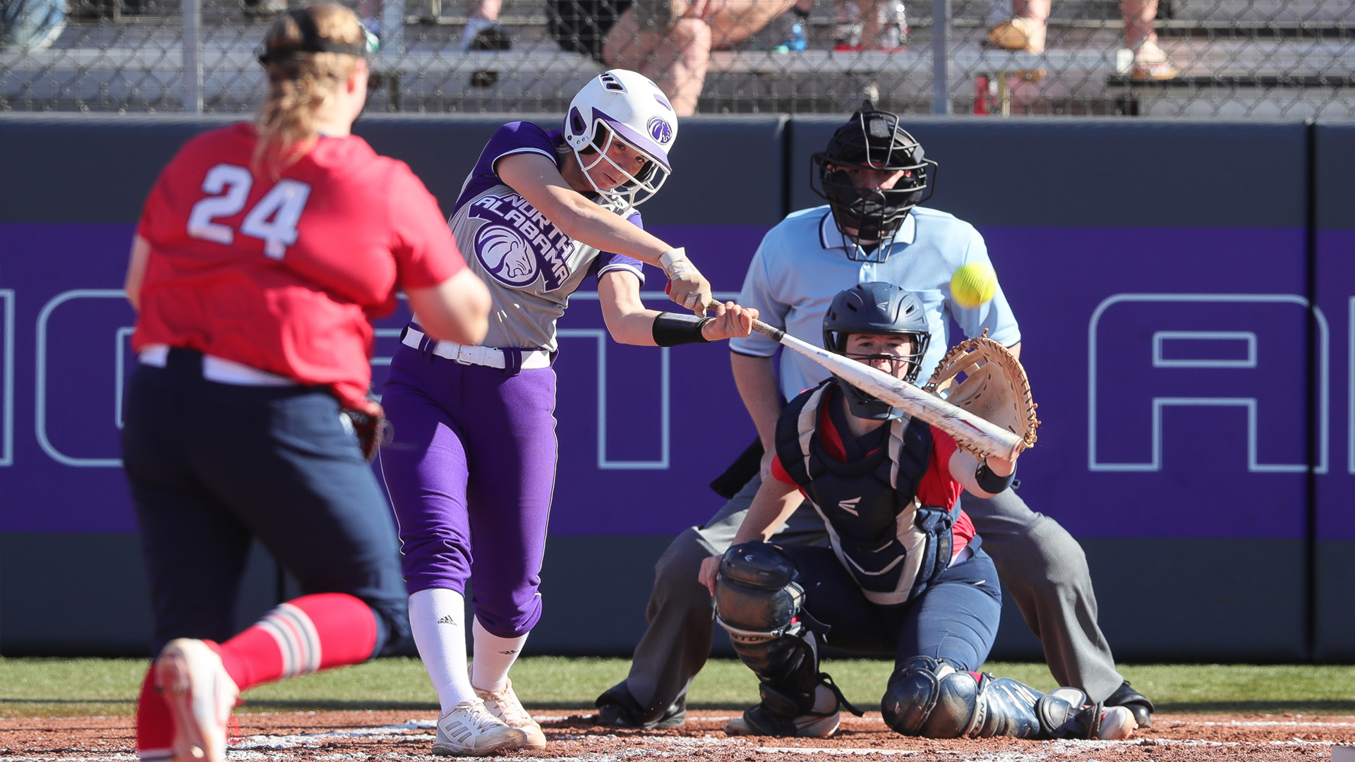 UNA SOFTBALL SWEEPS SAMFORD 8-6, 3-2 - University of North Alabama ...