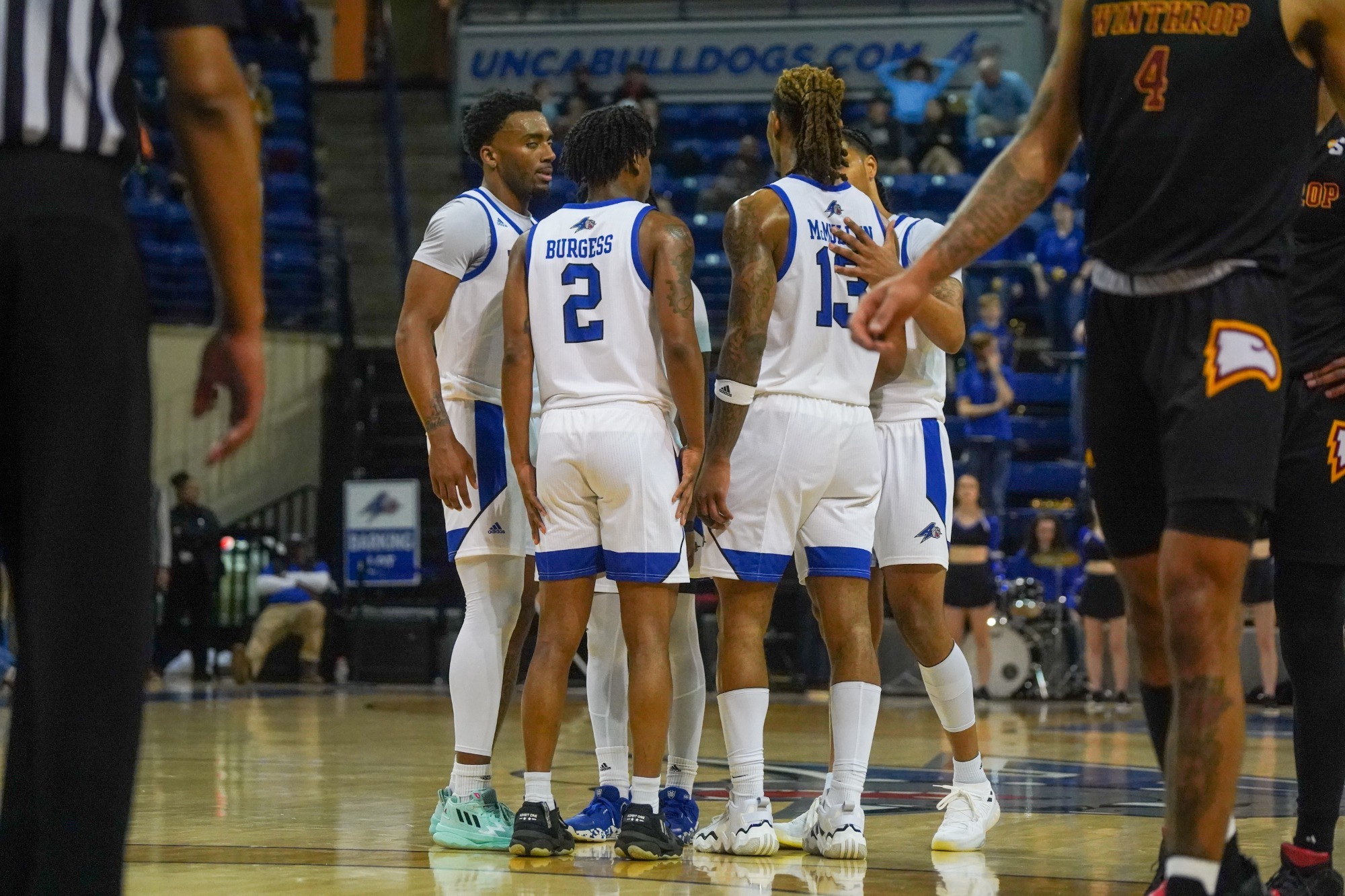 Bulldogs get back in the win column with an 86-79 victory over Winthrop ...