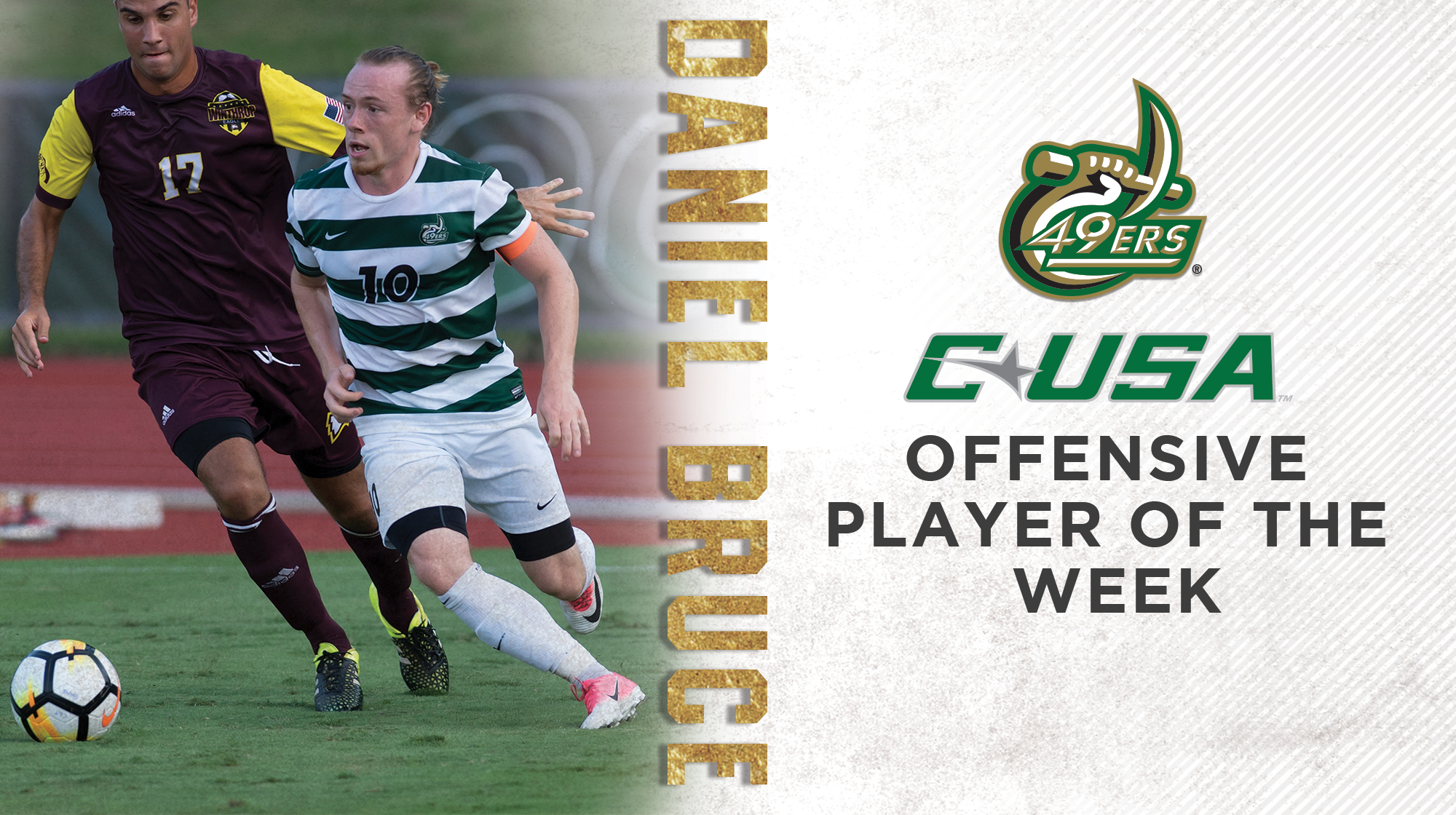 Daniel Bruce - Men's Soccer - Charlotte Athletics