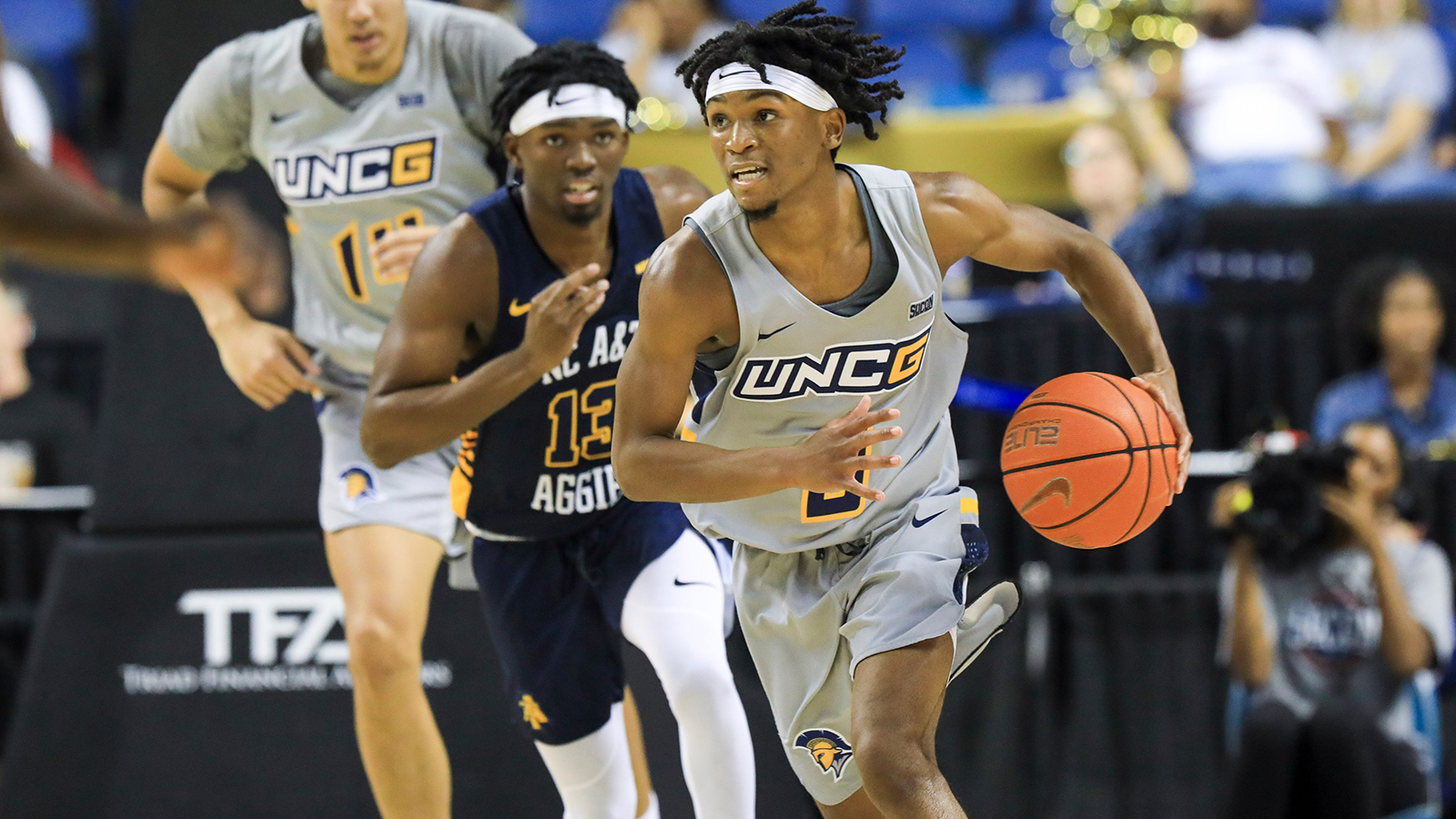 UNCG Men's Basketball Scores 33-Point Victory Over North Carolina A&T ...