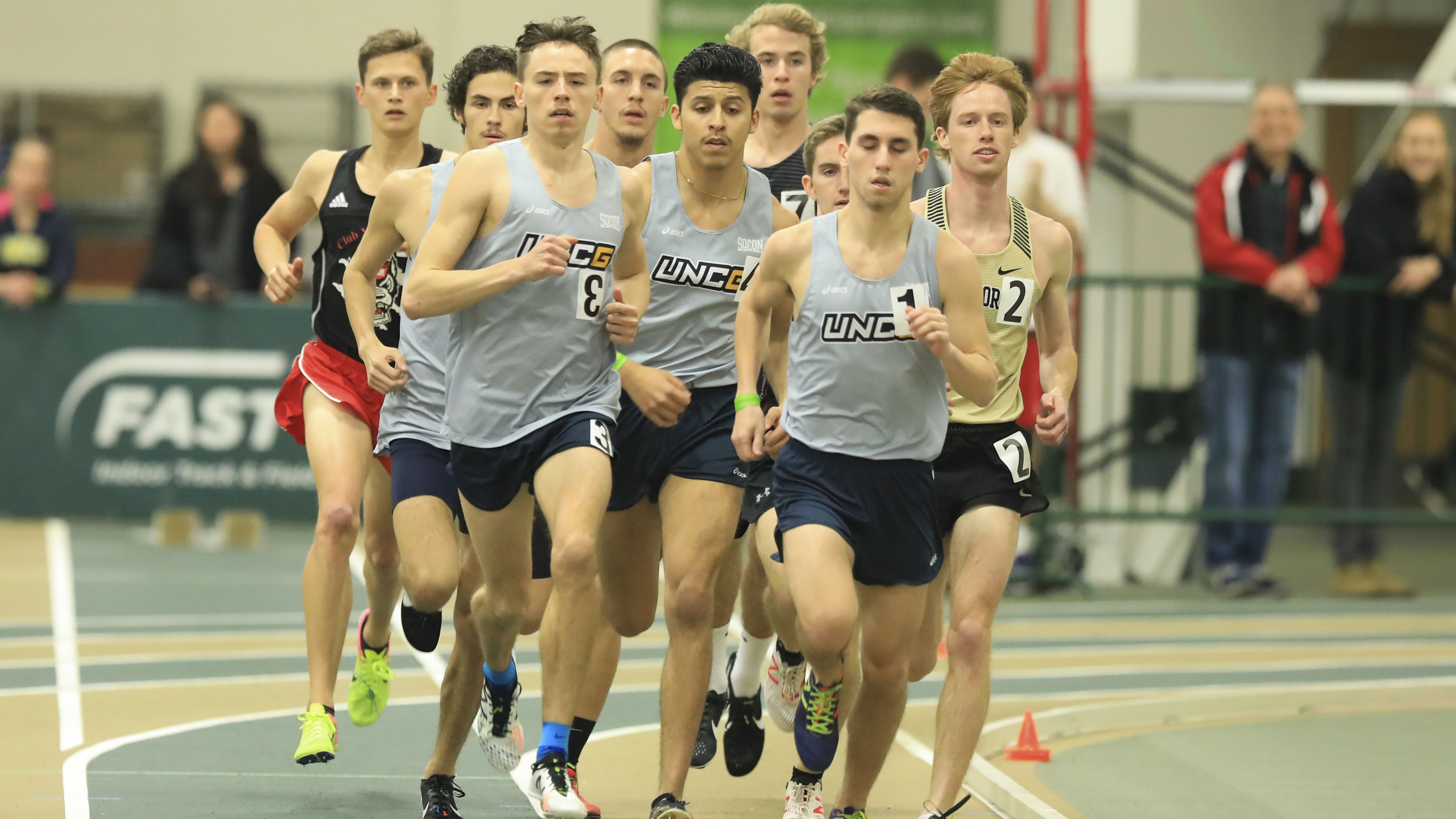 Track Completes Day One of SoCon Indoor Championships - UNC Greensboro