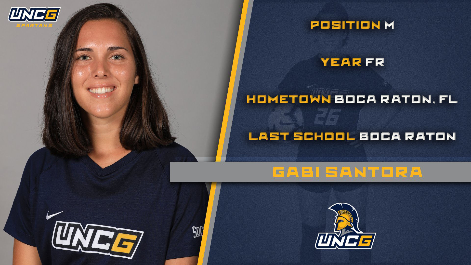 Freshman Spotlight: Gabi Santora - UNC Greensboro