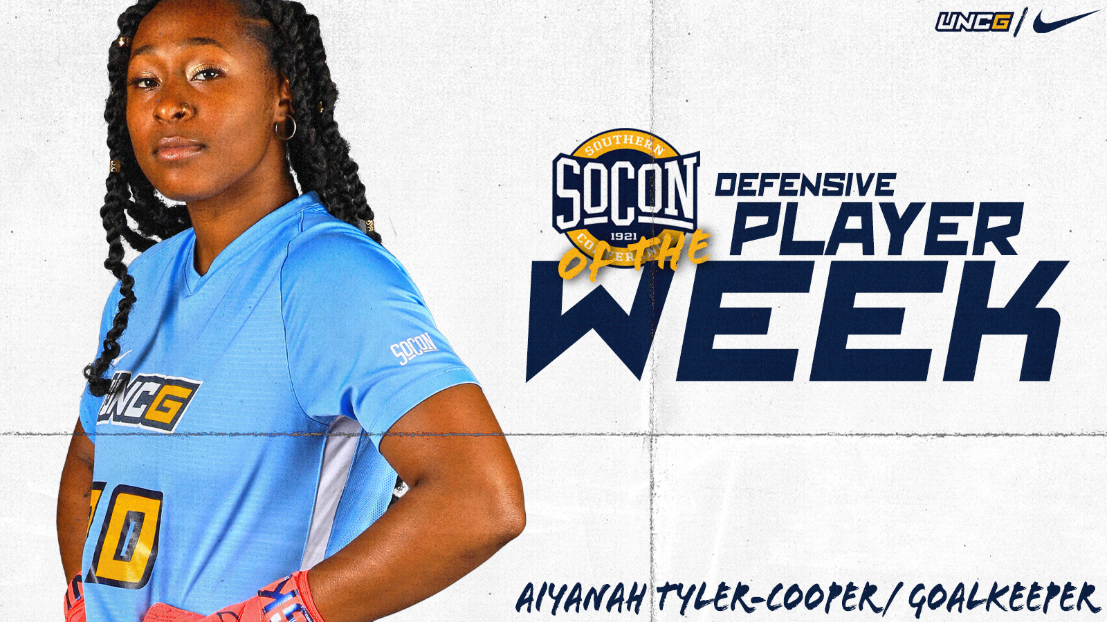 Tyler-Cooper Earns SoCon Honors After NC State Clean Sheet - UNC Greensboro