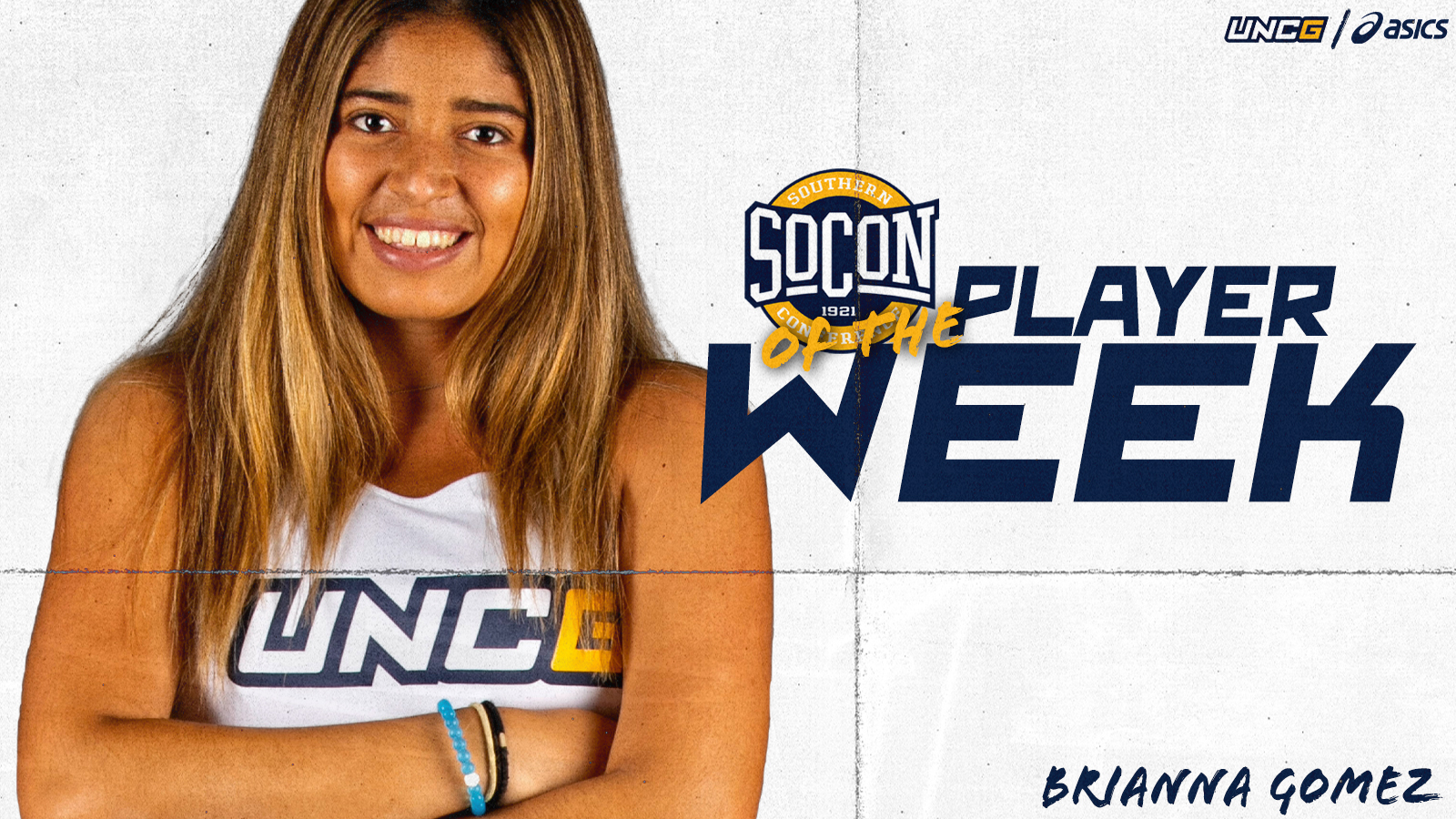Brianna Gomez Garners SoCon Weekly Honors - UNC Greensboro