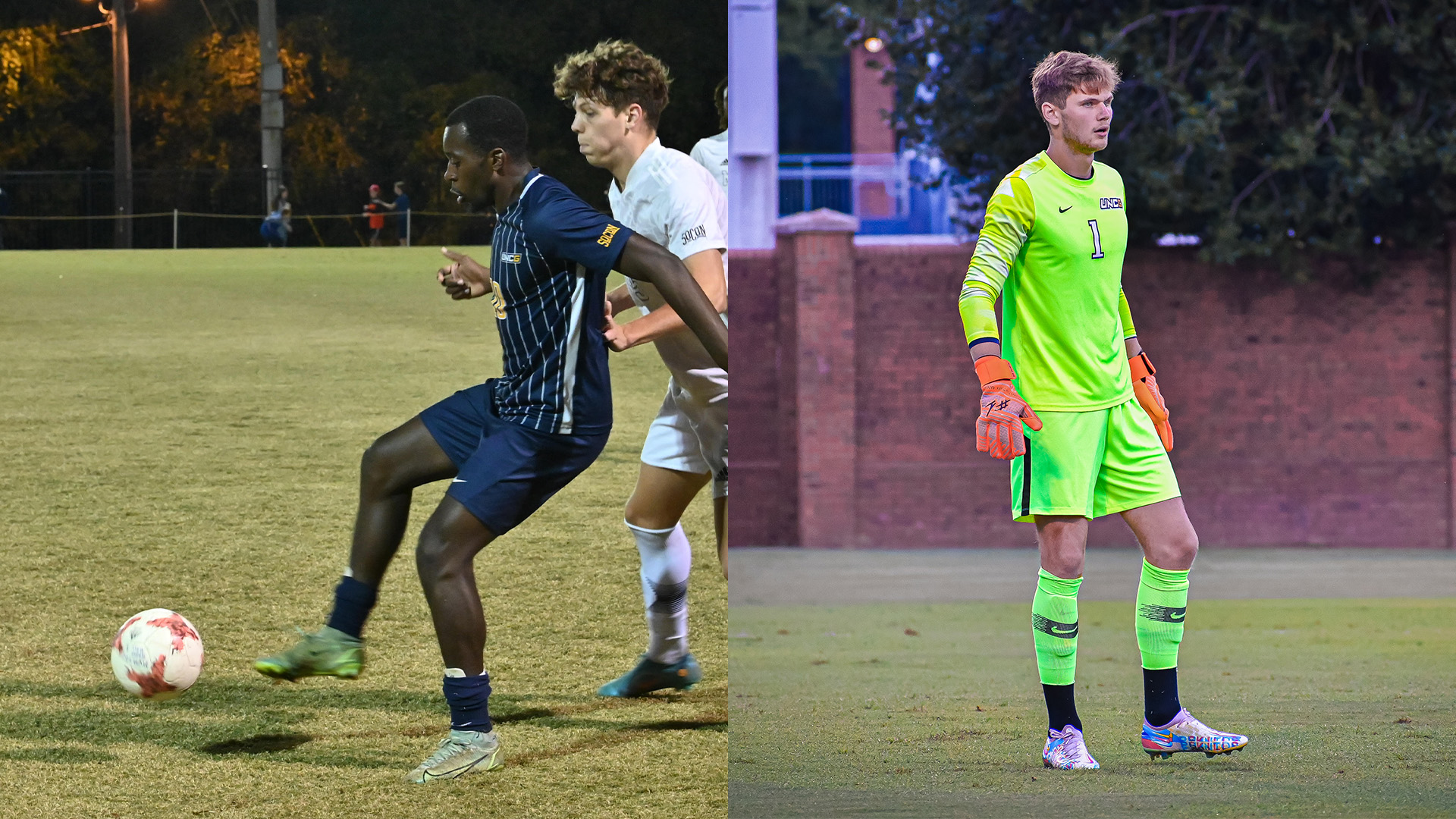 Ngando & Wild Sweep SoCon Weekly Honors - UNC Greensboro