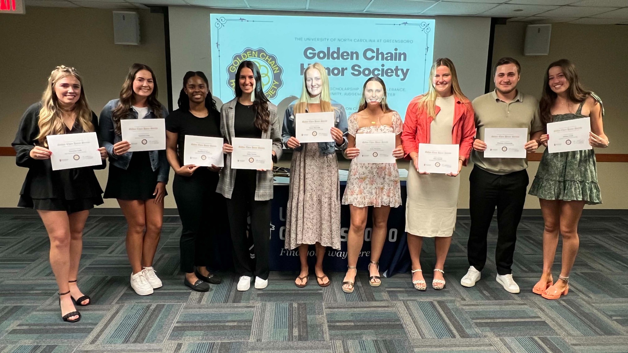 17 UNCG Student-Athletes Inducted into Golden Chain Honor Society - UNC ...