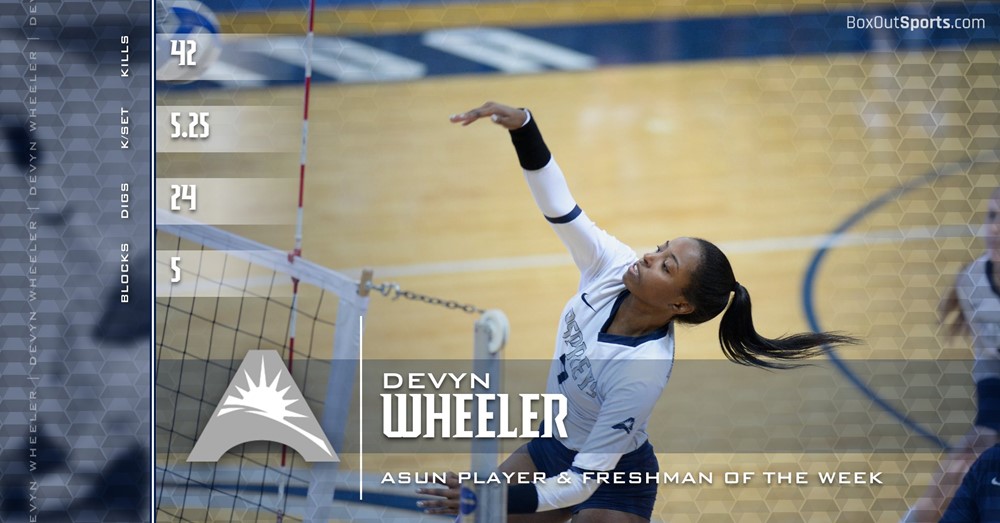 Wheeler Takes ASUN Player & Freshman Of The Week Honors - University of ...