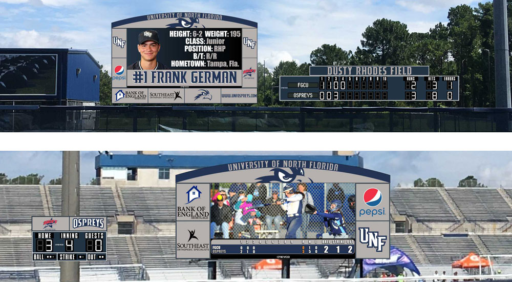 Athletics Adding Nevco Video Scoreboards for Baseball and Softball ...