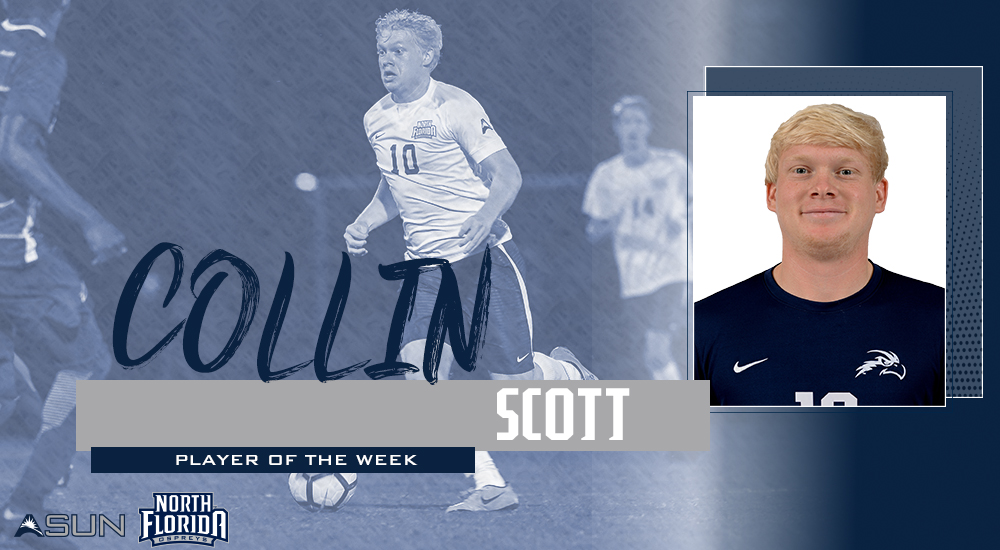ASUN Tabs Collin Scott Player of the Week - University of North Florida ...