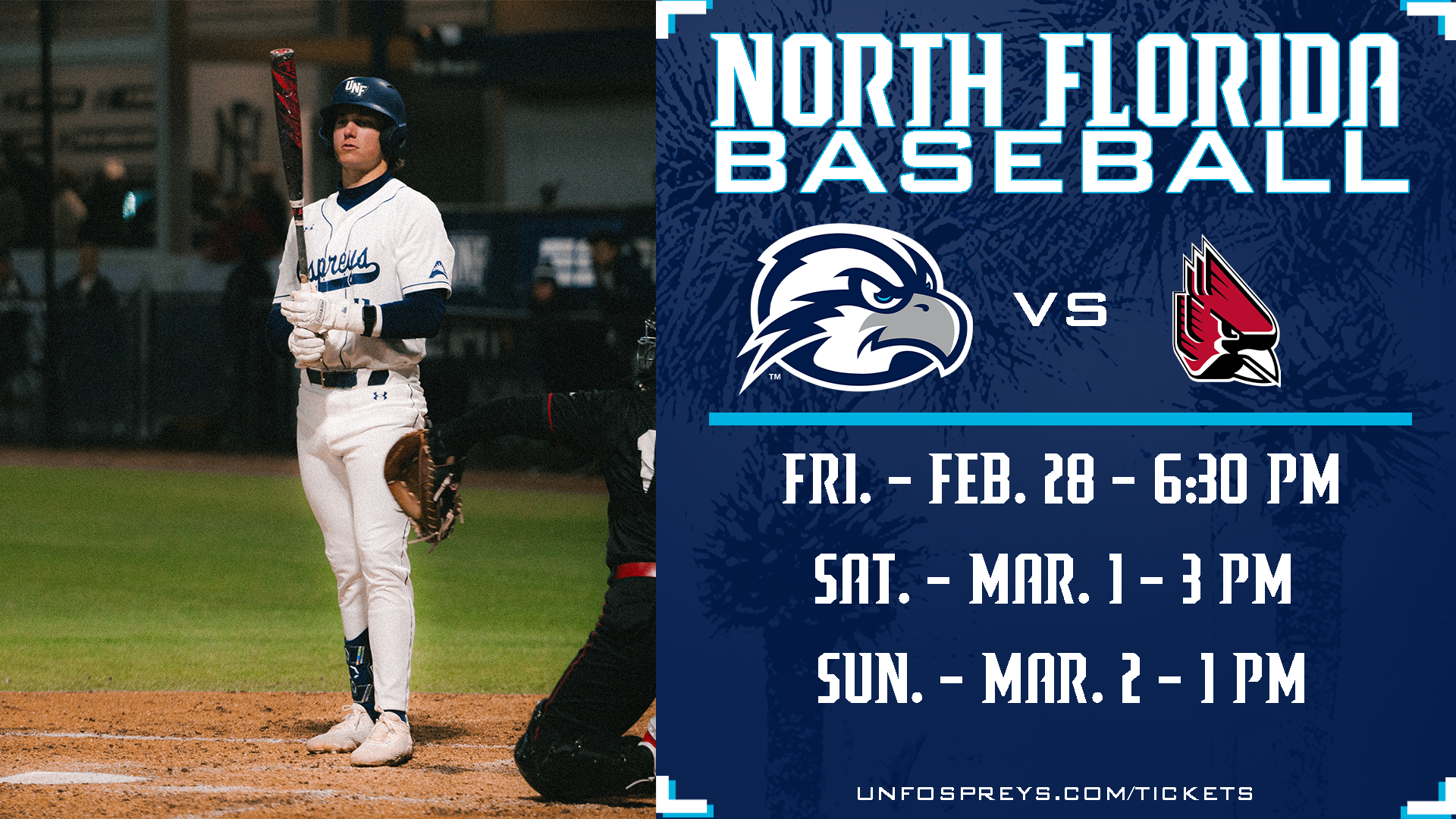 FIRST PITCH - North Florida Welcomes Notre Dame For Opening Weekend ...