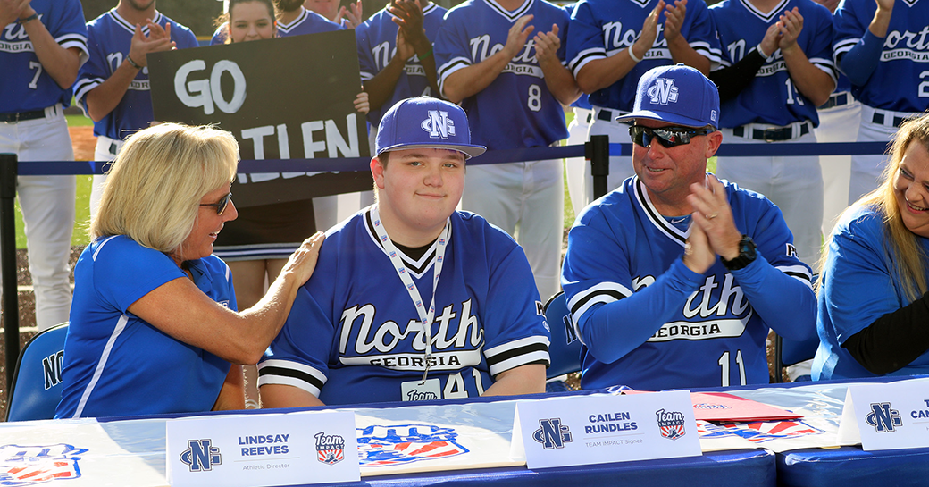 Cailen Rundles Introduced As Newest Member of UNG Baseball Team Through ...