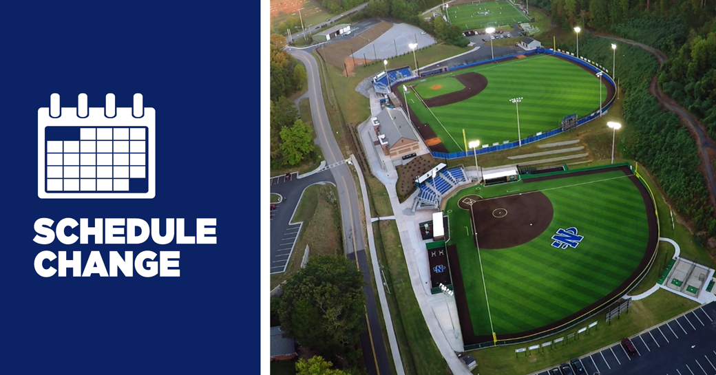 UNG Athletics Announces Baseball and Softball Schedule Changes ...